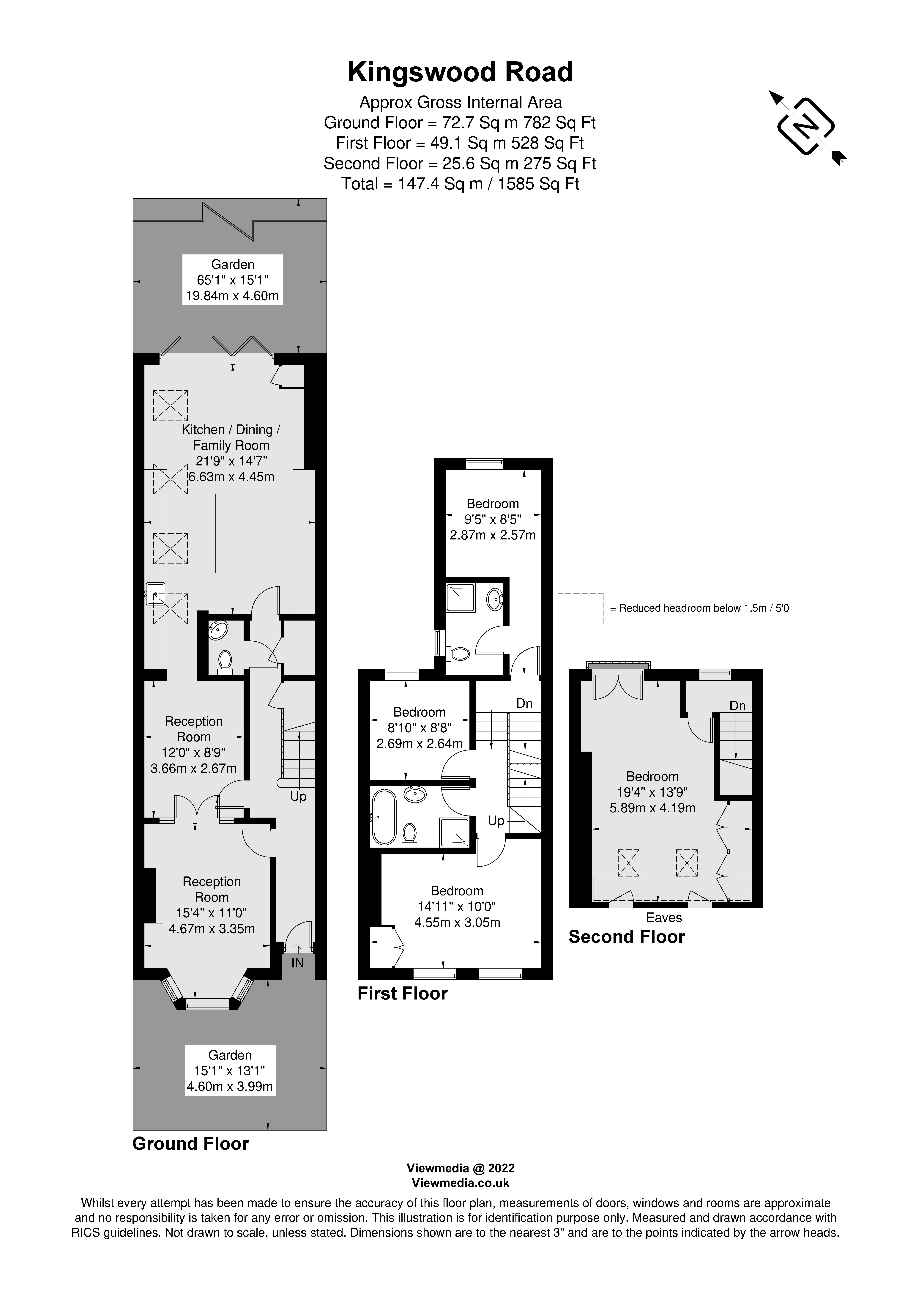 Kingswood Road, London SW19, 4 bedroom terraced house for sale ...