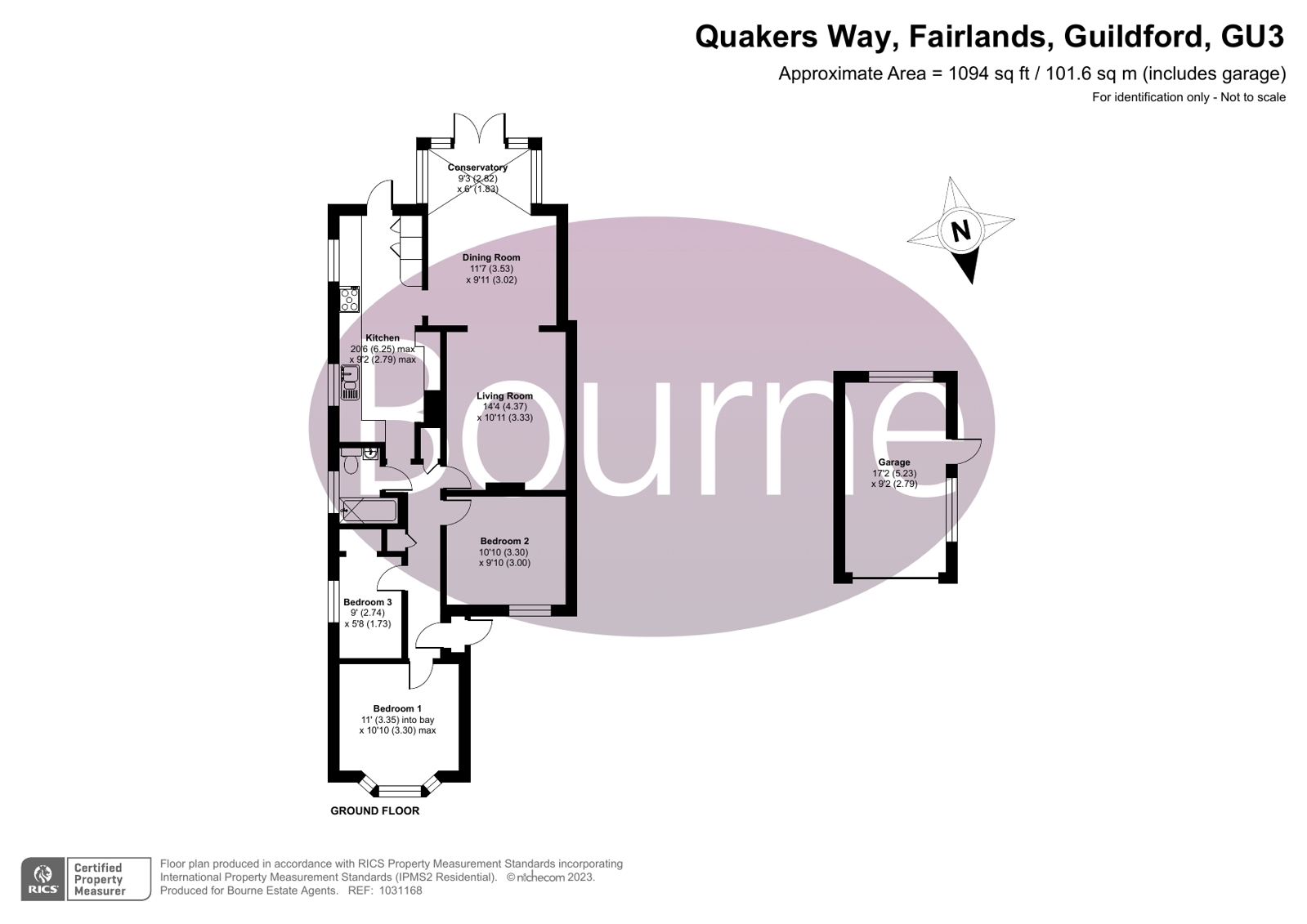 Free property report 6, Quakers Way, Fairlands, Guildford, GU3 3NF ...