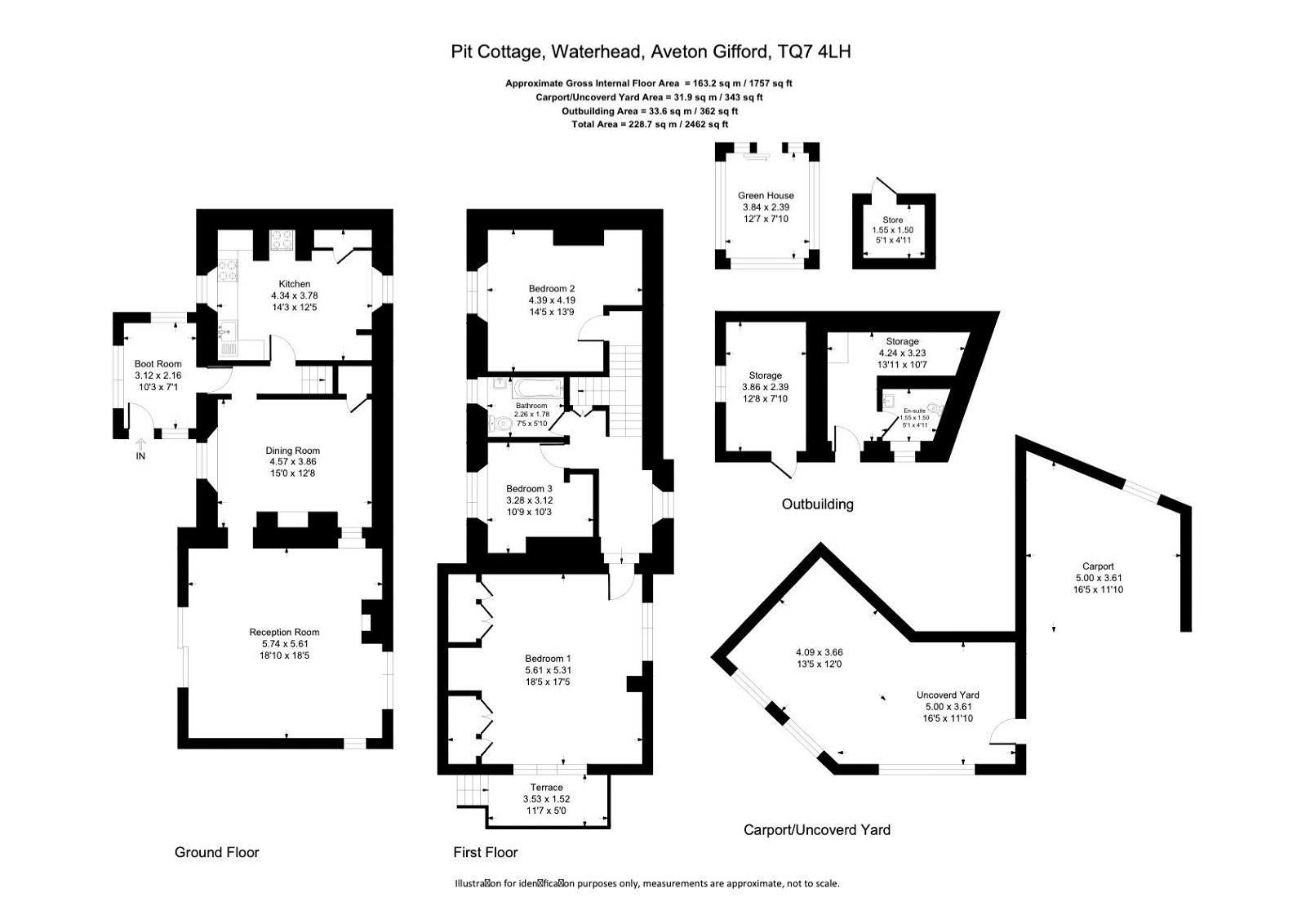 Waterhead, Aveton Gifford, Kingsbridge TQ7, 3 bedroom detached house ...