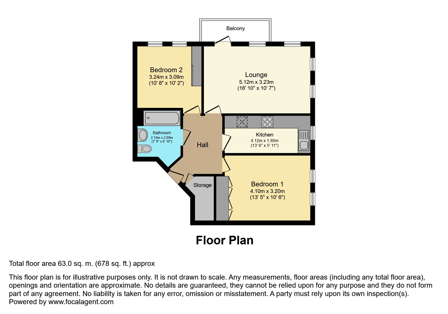 2 bed flat for sale in Glandford Way, Chadwell Heath, Romford RM6 - Zoopla