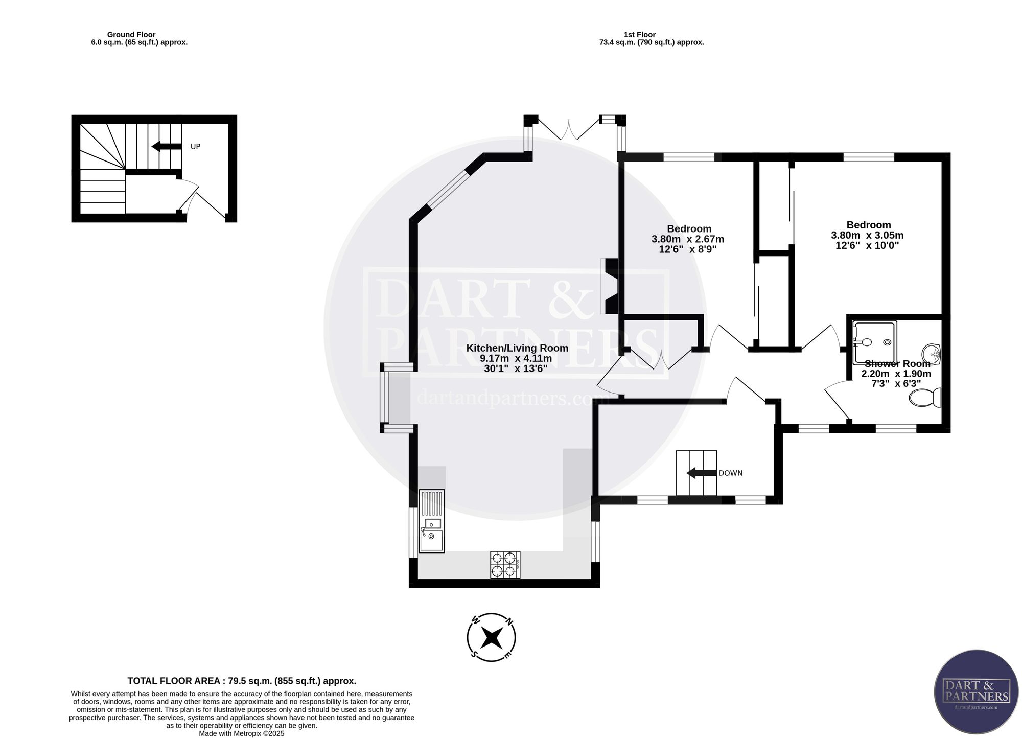 Cockhaven Mead, Bishopsteignton TQ14, 2 bedroom flat for sale ...