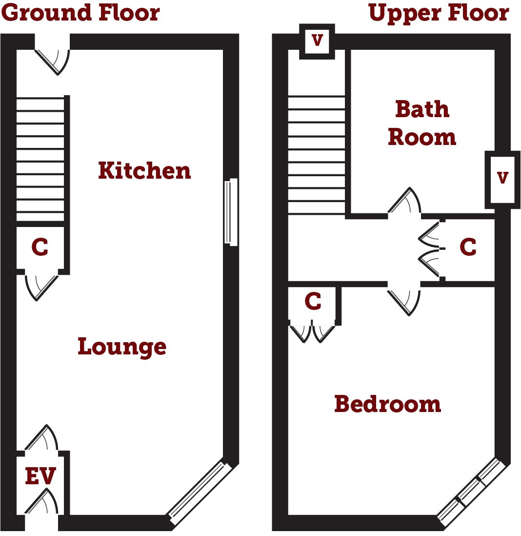 7 Sommerville Place, Sandbank, Dunoon PA23, 1 bedroom end terrace house ...