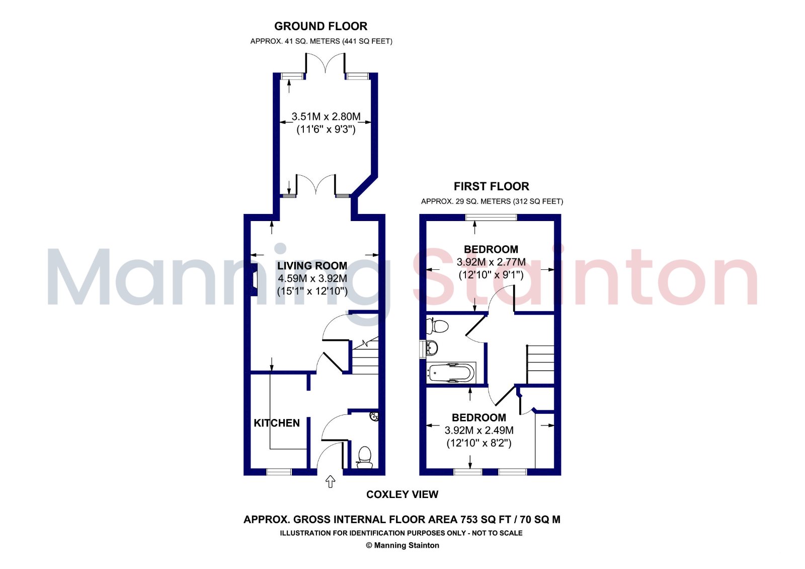 Coxley View, Netherton, Wakefield, West Yorkshire WF4, 2 bedroom ...