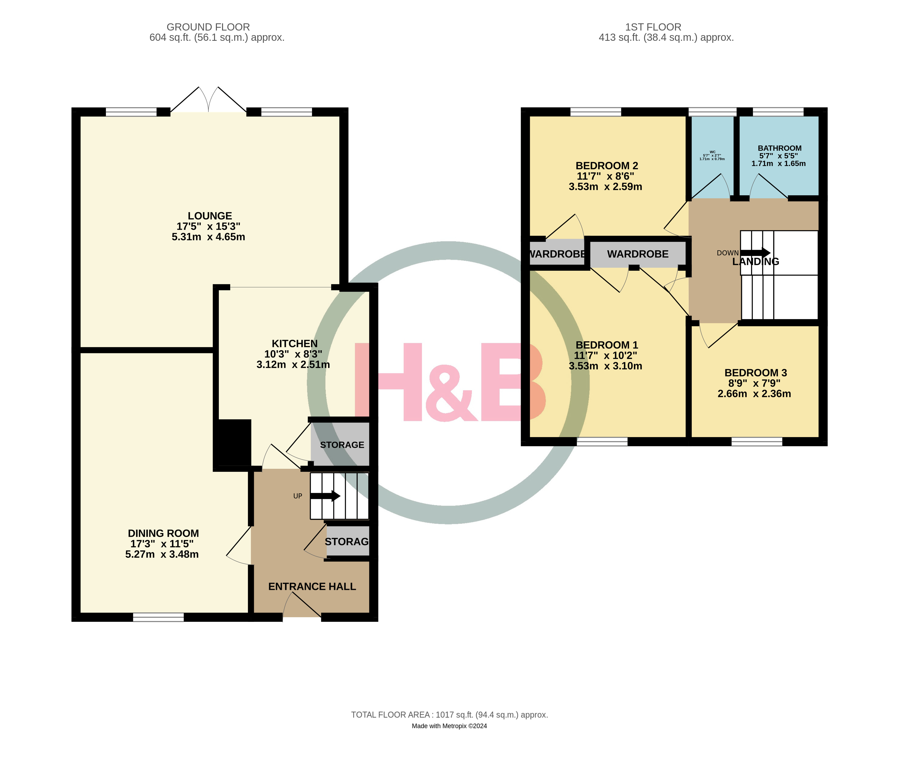 Hornbeams, Harlow, Essex CM20, 3 bedroom terraced house for sale ...