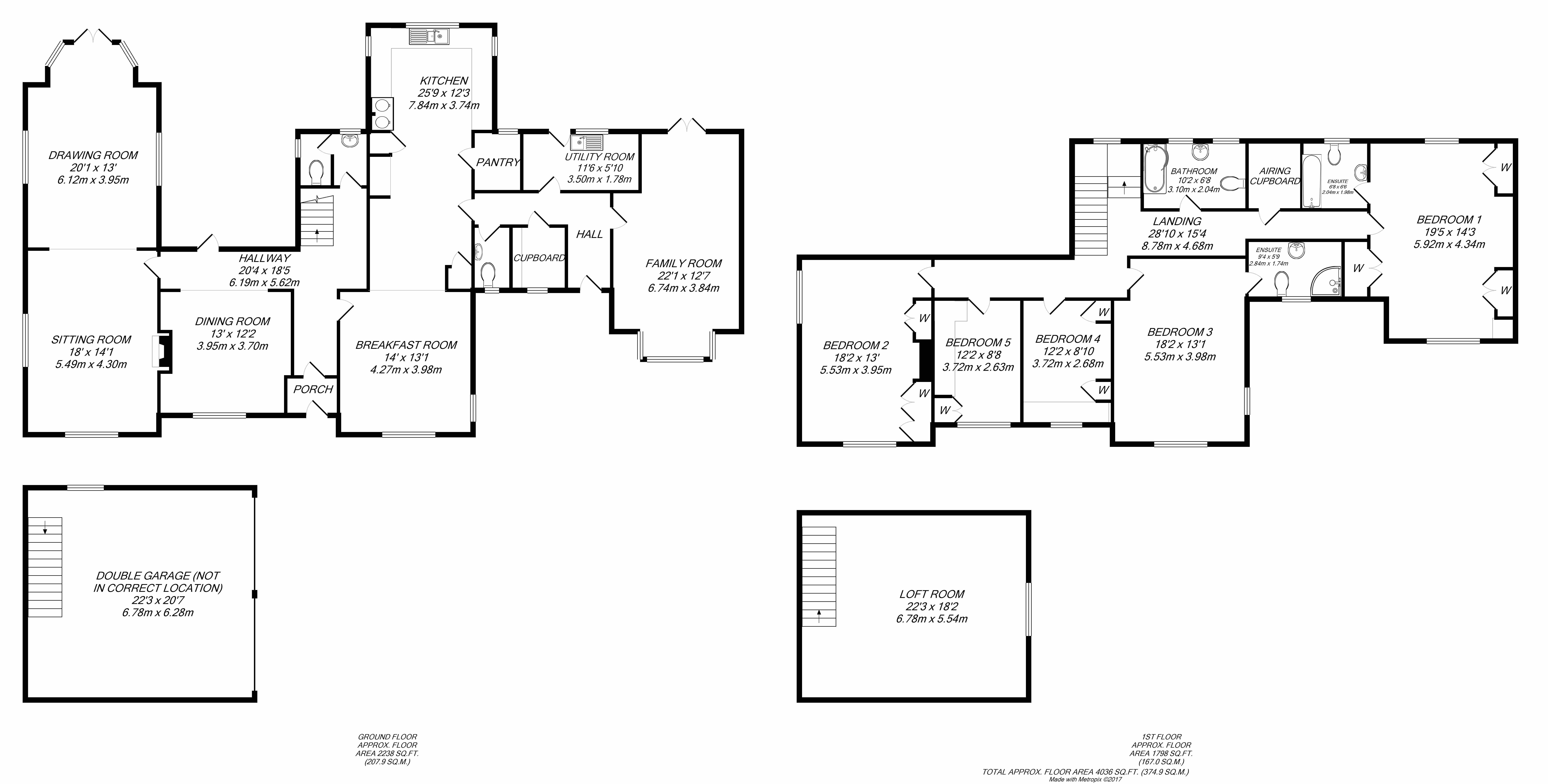 5 bed detached house for sale in Harrington Road, Loddington, Kettering ...