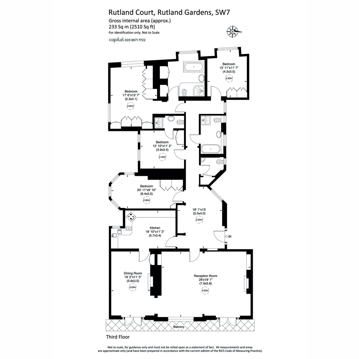 Free property report 36, Rutland Court, London, SW7 1BW - Chimnie