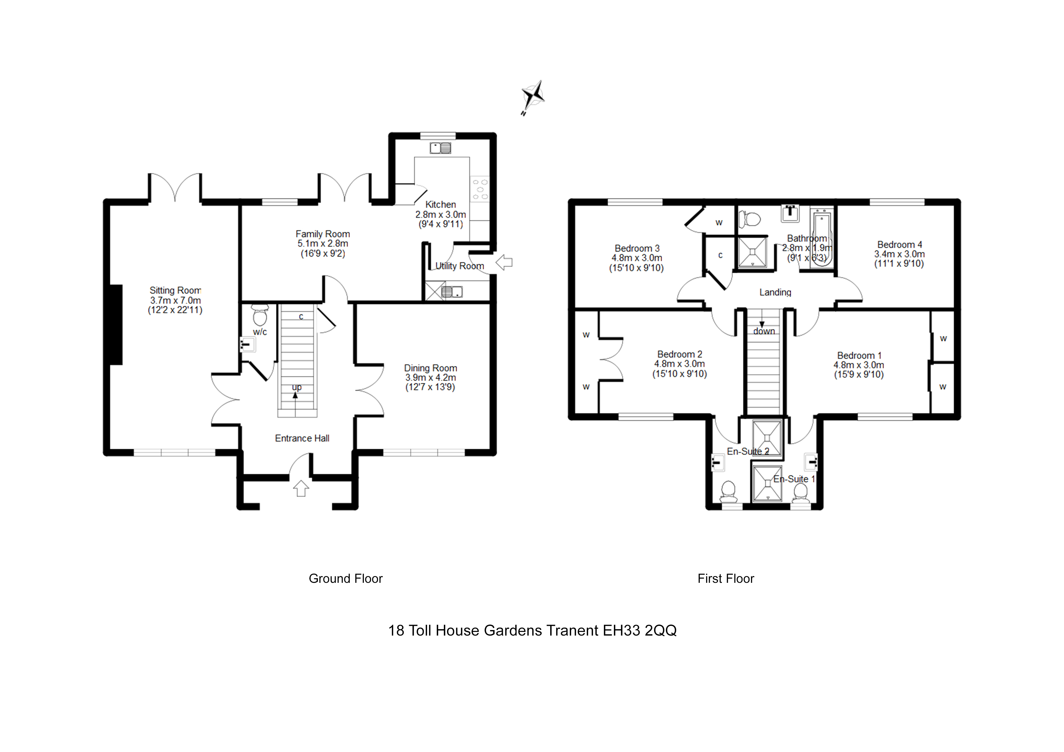 Free property report 18, Toll House Gardens, Tranent, EH33 2QQ - Chimnie