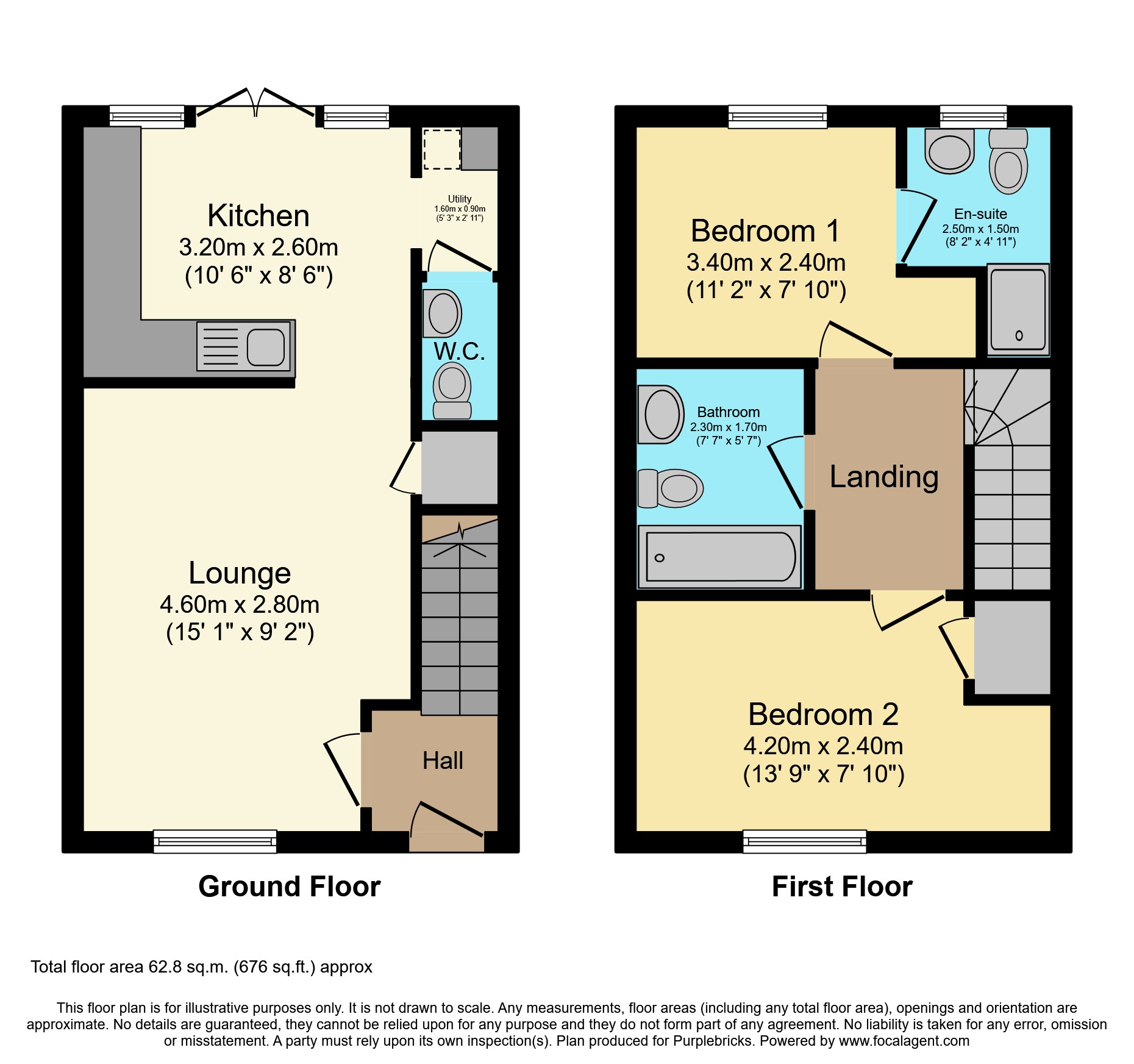 Brook Dene, Buckingham MK18, 2 bedroom terraced house for sale ...