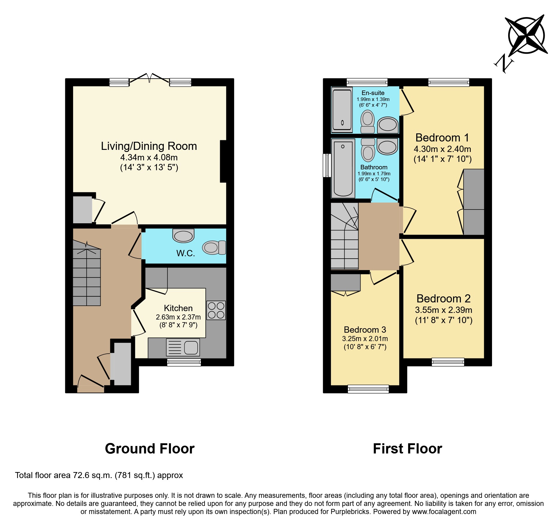 Staley Grove, Highley WV16, 3 bedroom semi-detached house for sale ...