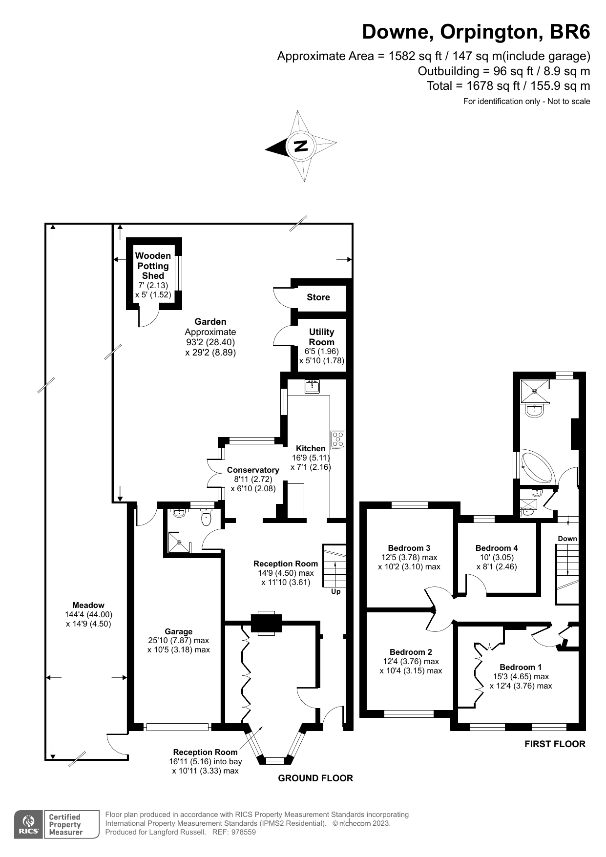 Luxted Road, Downe, Orpington BR6, 4 bedroom semi-detached house for ...