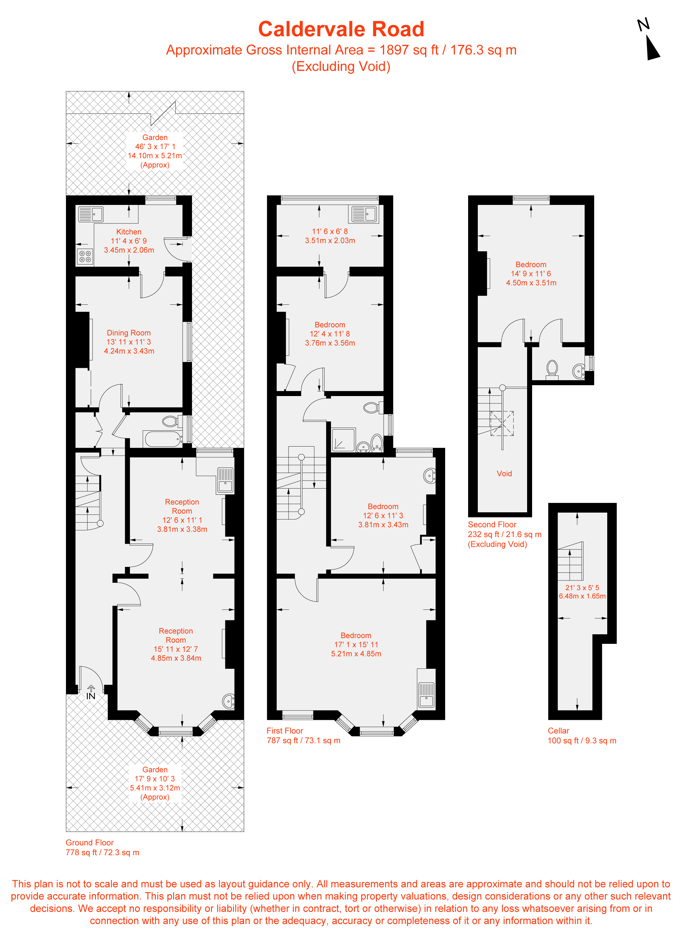 Caldervale Road, London SW4, 4 bedroom terraced house for sale ...