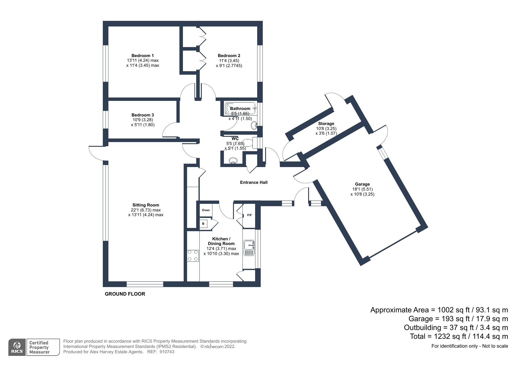 Free property report Tall Oaks, The Ride, Ifold, Loxwood, RH14 0TQ ...