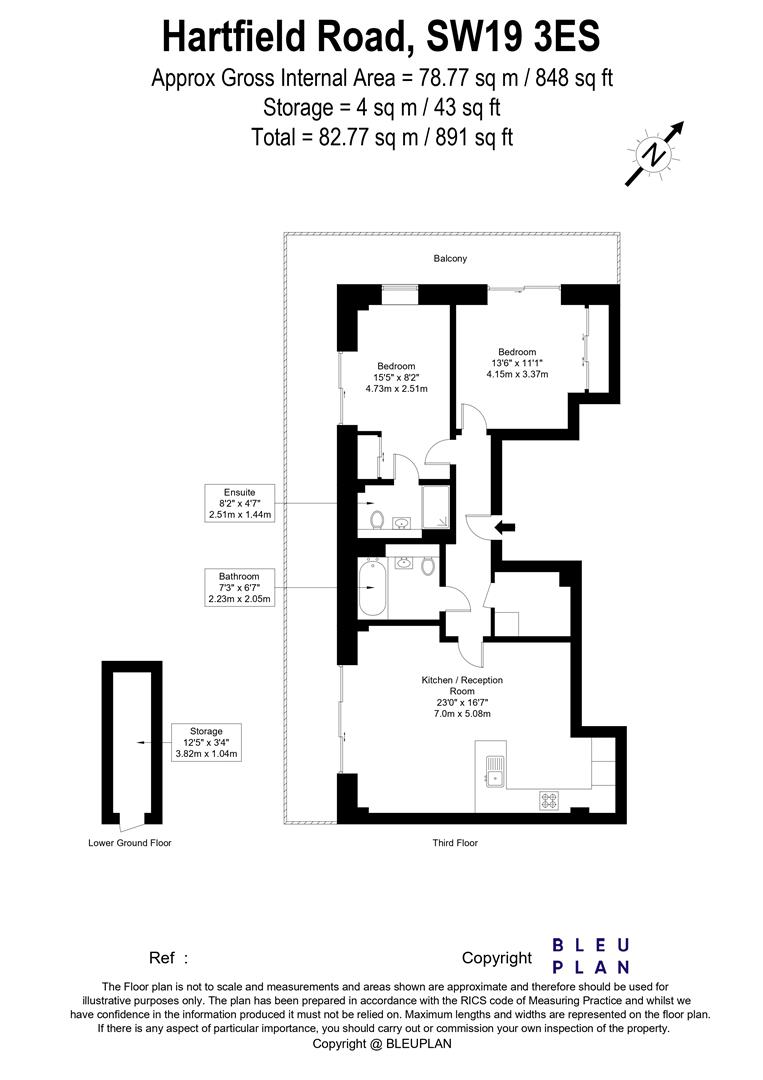 Hartfield Road, Wimbledon SW19, 2 bedroom flat for sale - 69452511 ...
