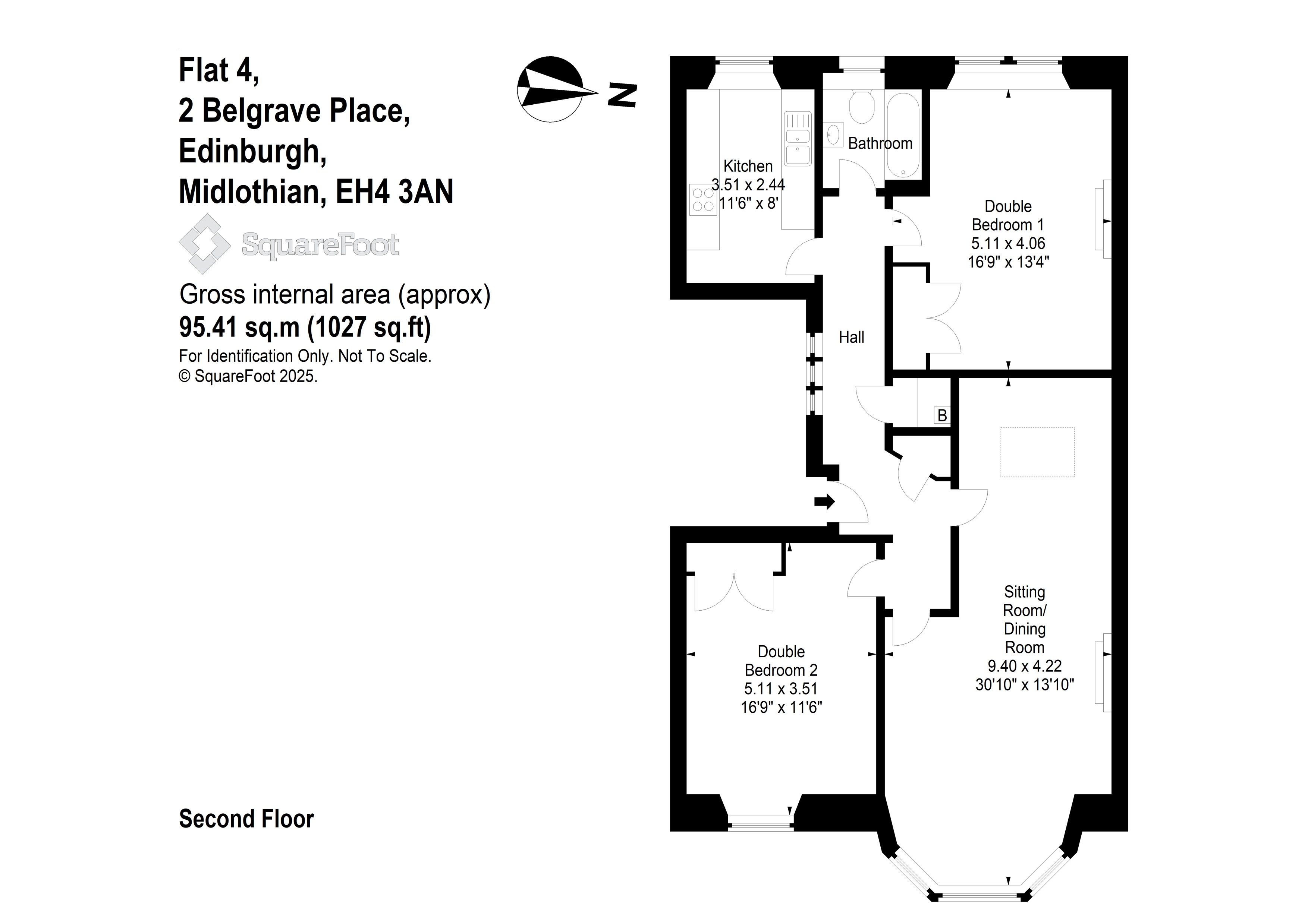 Belgrave Place, West End, Edinburgh, Midlothian EH4, 2 bedroom flat for sale - 70229253 ...
