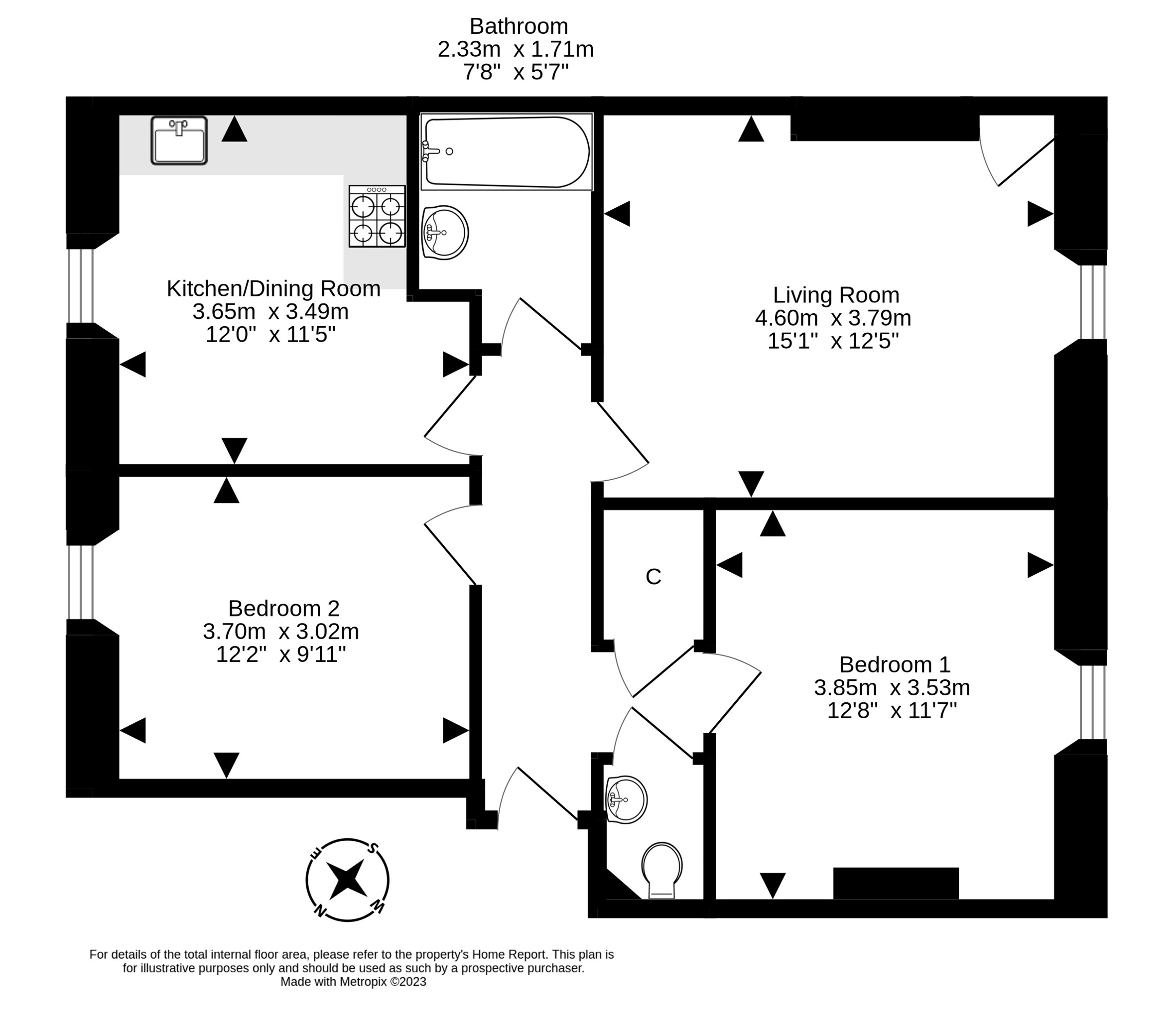 35/1 Duke Street, Leith, Edinburgh EH6, 2 bedroom flat for sale ...