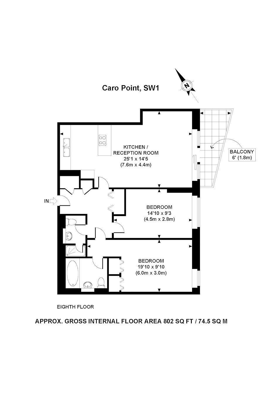Free property report Apartment 68, Caro Point, 5, Gatliff Road, London ...