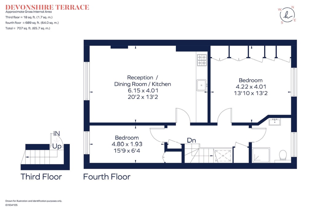 Devonshire Terrace, London W2, 2 bedroom flat for sale - 70177661 ...