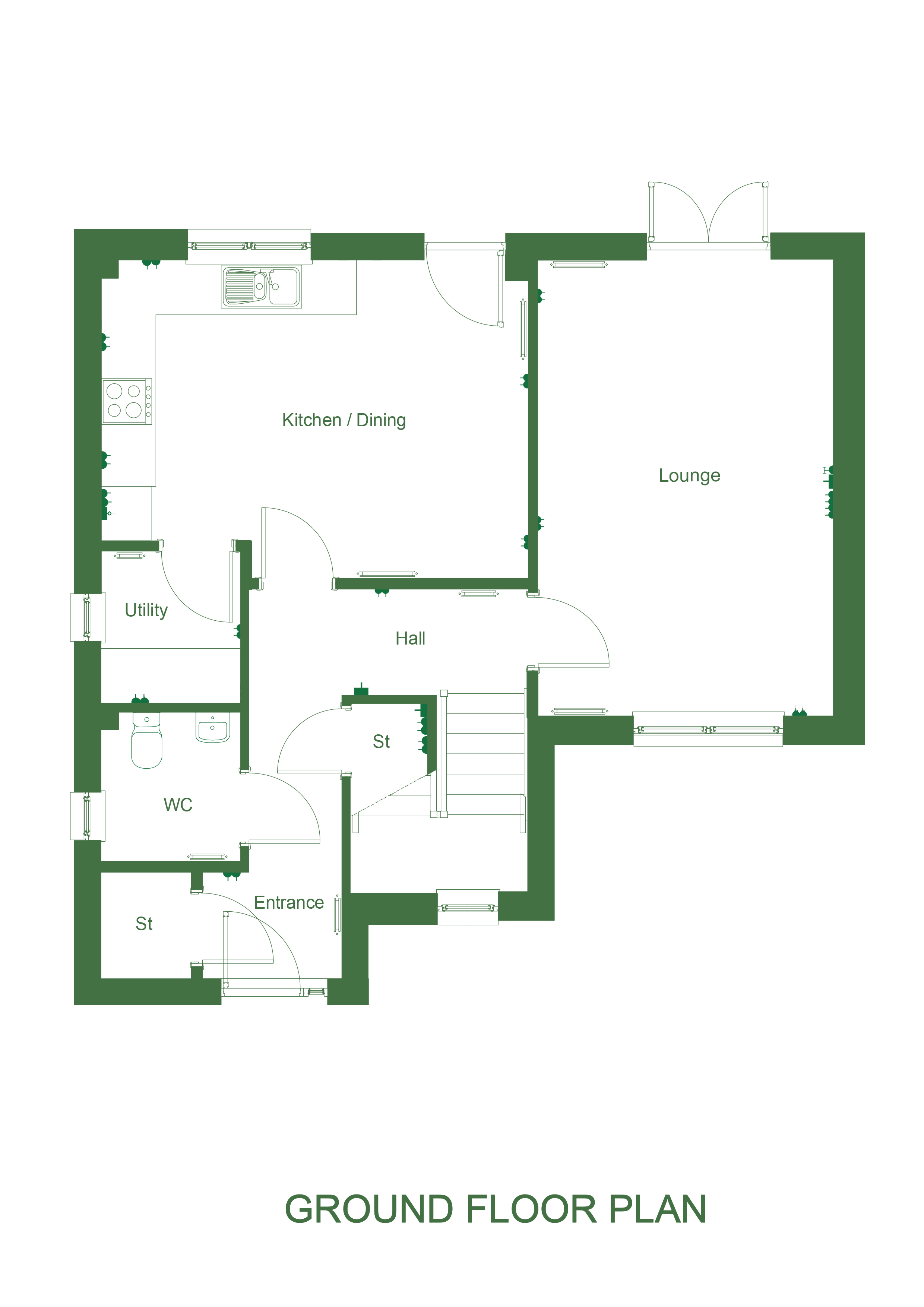 "Heather" at Perth Road, Newtonmore PH20, 3 bedroom detached house for ...