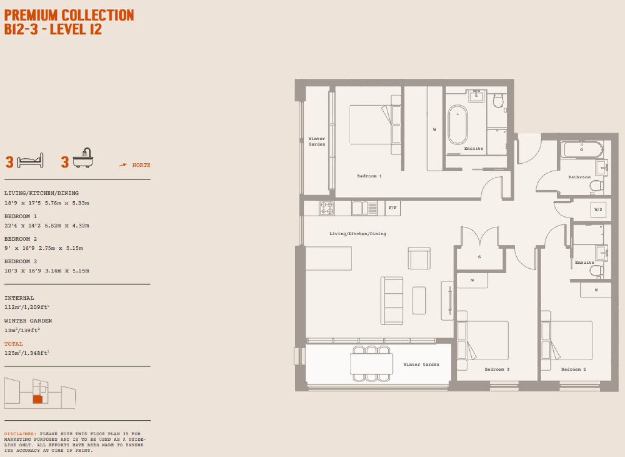 Graphite Square, London SE11, 2 bedroom flat for sale - 68630862 | PrimeLocation