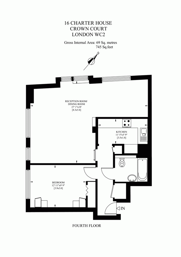 Free property report Flat 16, Charter House, Crown Court, London, WC2B ...