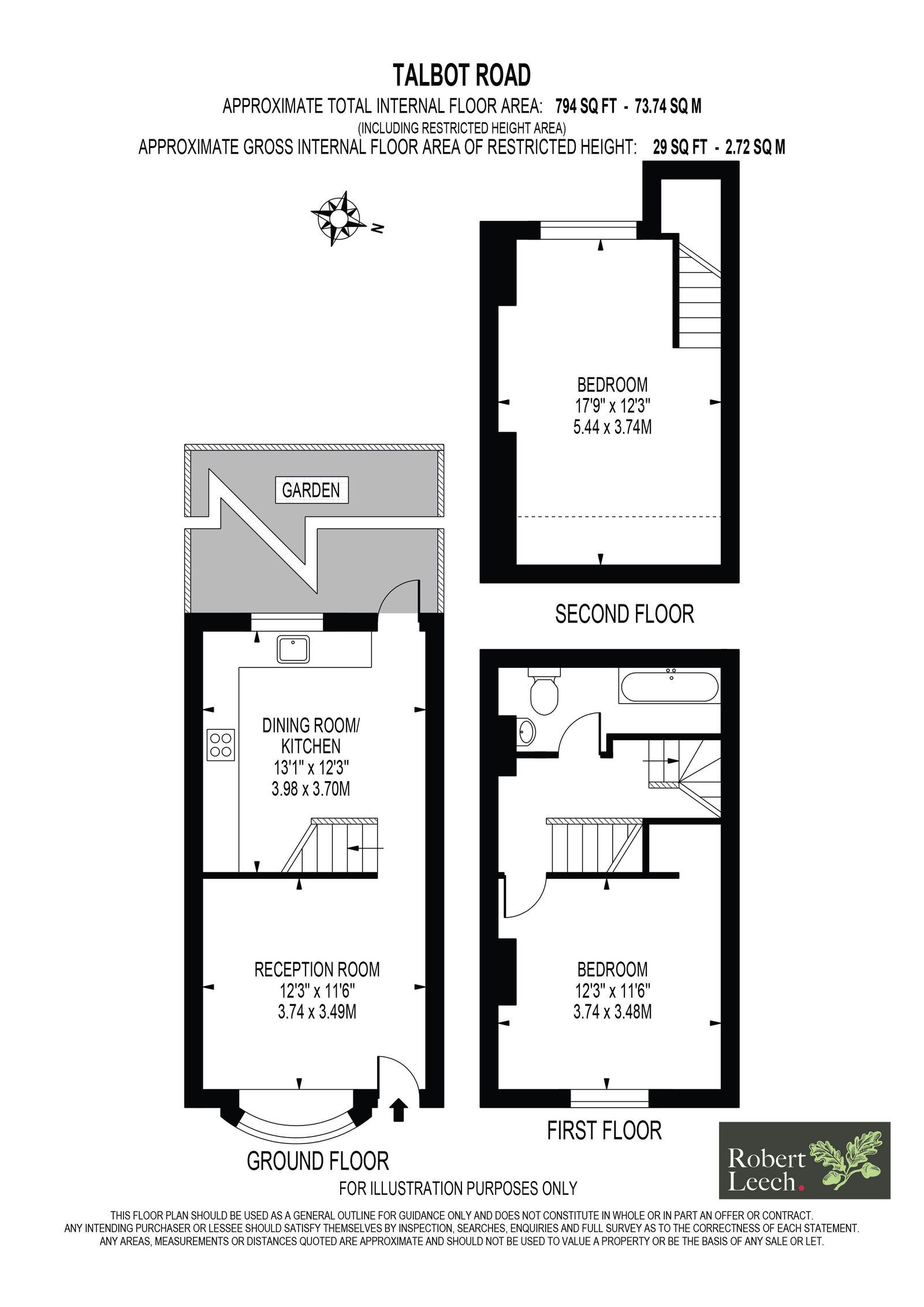 Talbot Road, Lingfield RH7, 2 bedroom terraced house for sale ...