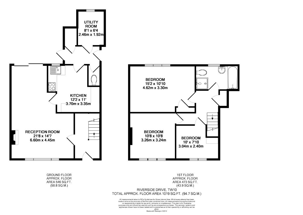 Free property report 10, Riverside Drive, Richmond, TW10 7QA - Chimnie