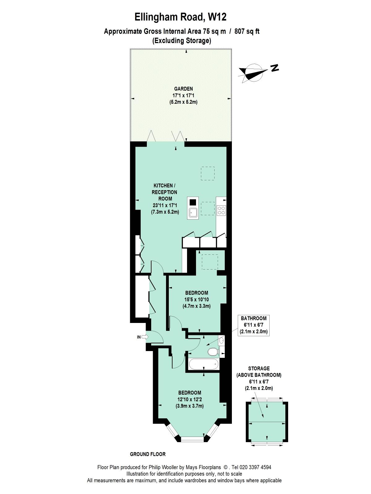 2 bed flat for sale in Ellingham Road, London W12 - Zoopla