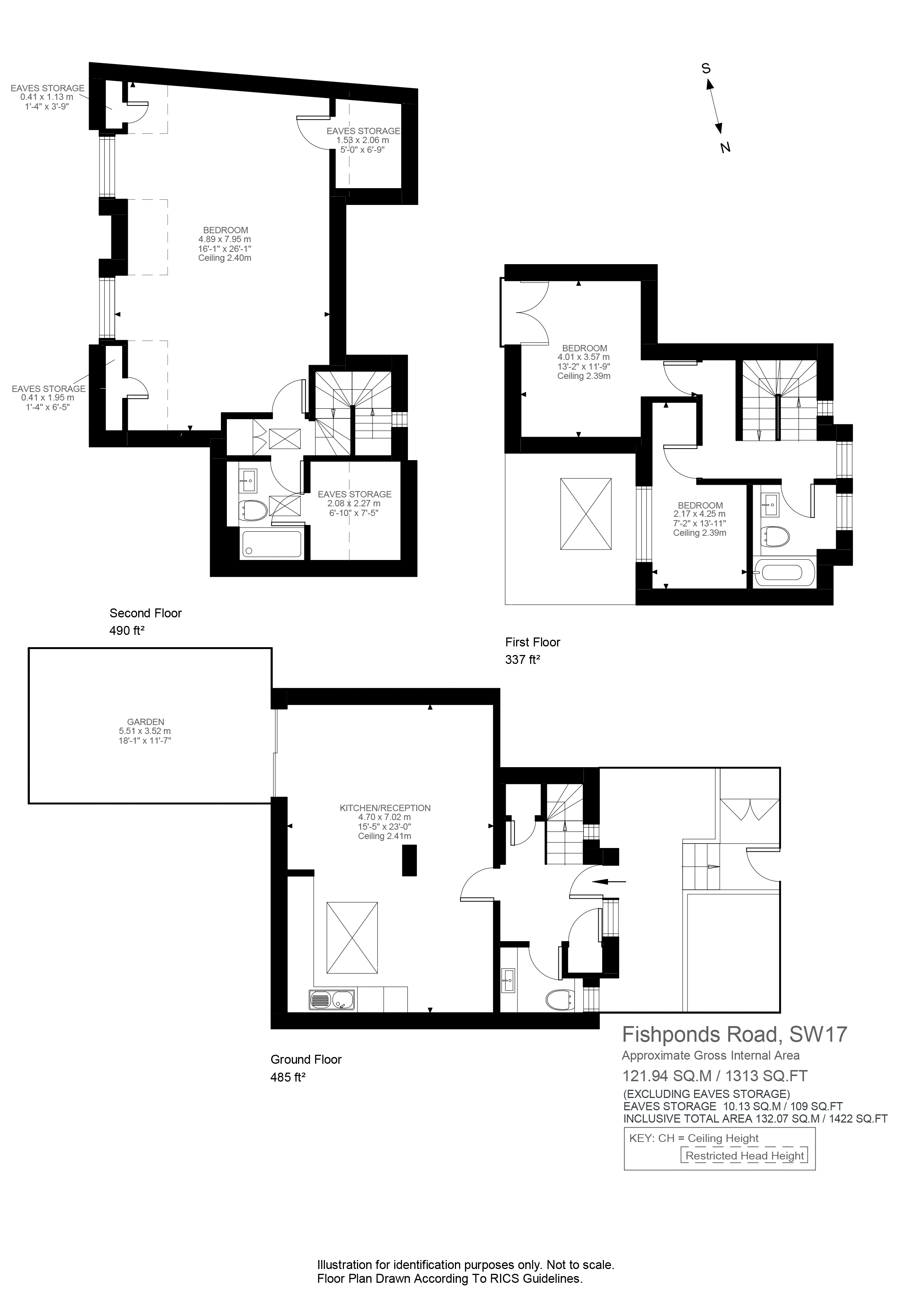 Fishponds Road, London SW17, 3 bedroom semi-detached house for sale ...