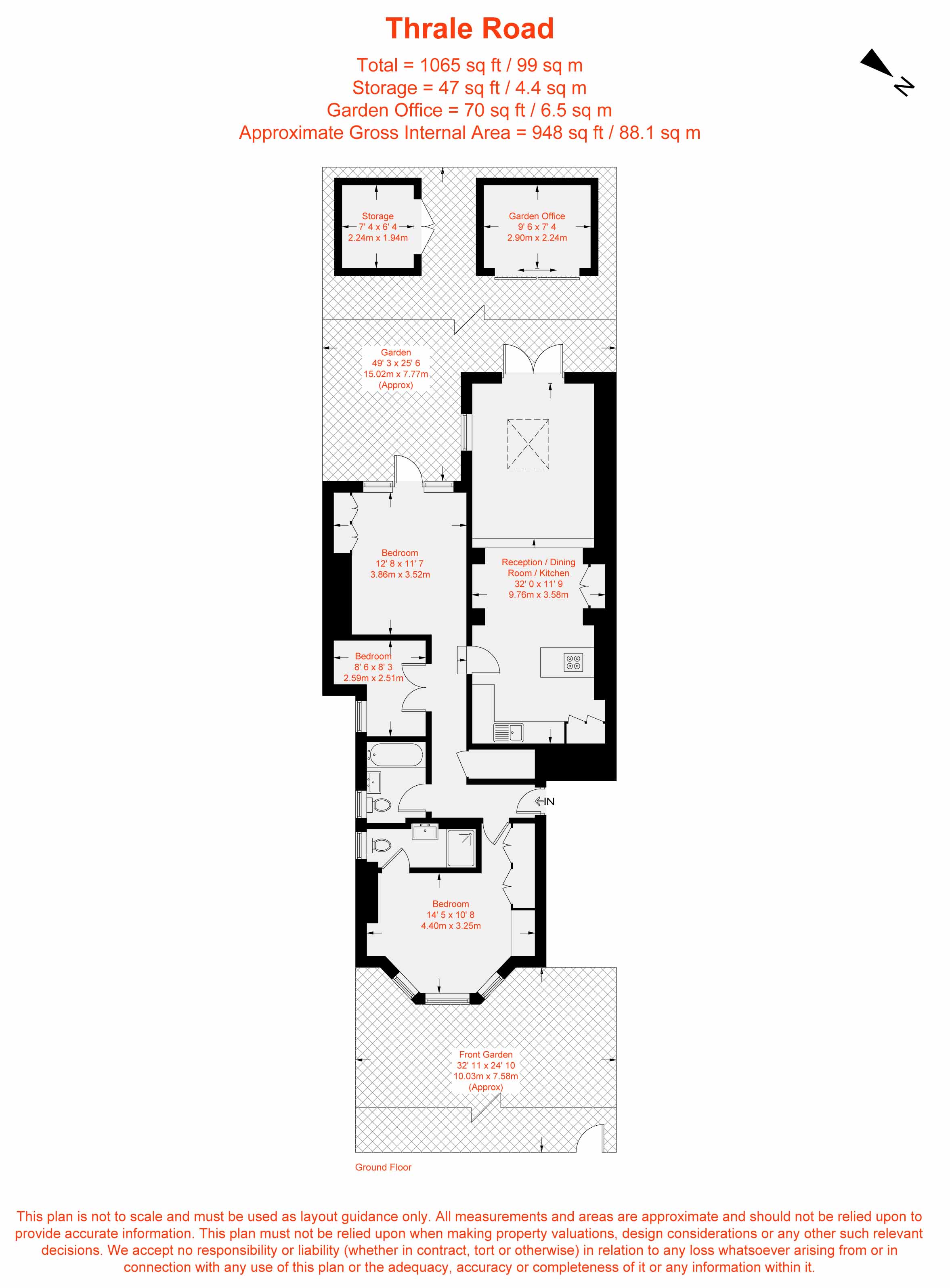 Thrale Road, Furzedown SW16, 3 bedroom flat for sale - 70494966 ...