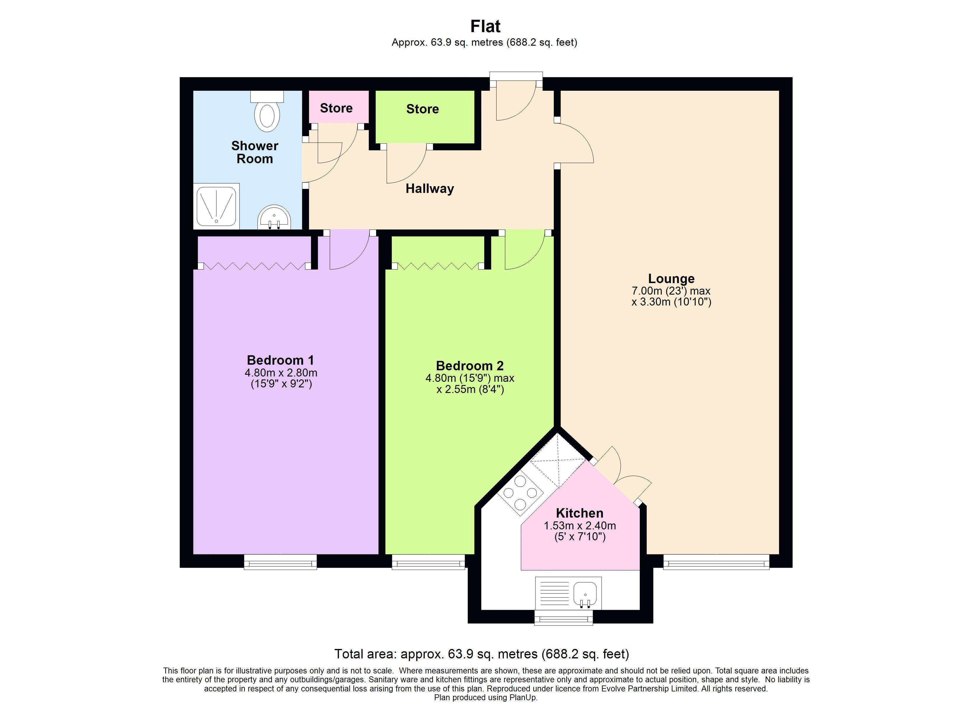 Brook Court, Manchester M7, 2 bedroom flat for sale - 61701955 ...