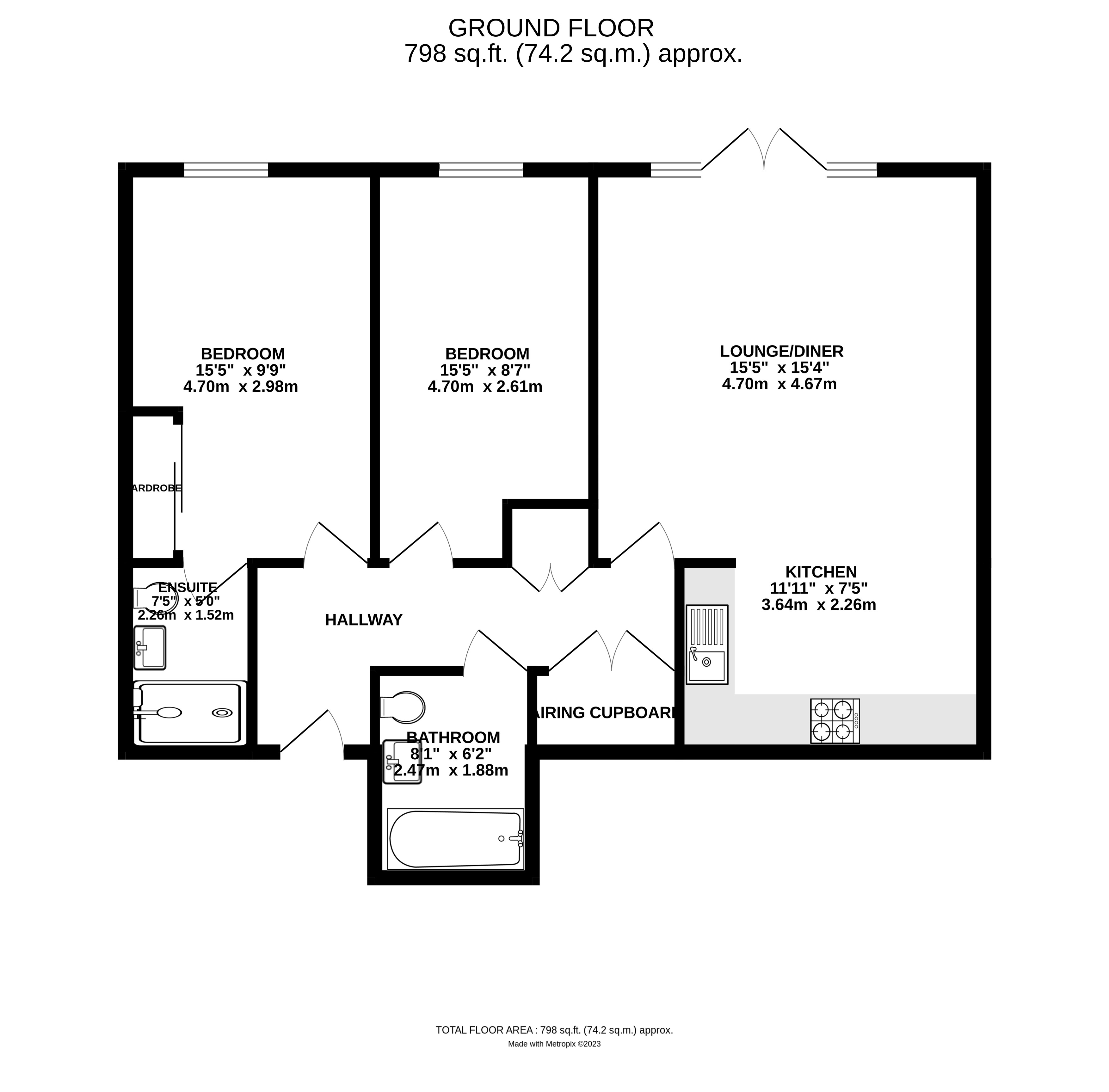 Broadmark Lane, Rustington, Littlehampton, West Sussex BN16, 2 bedroom ...