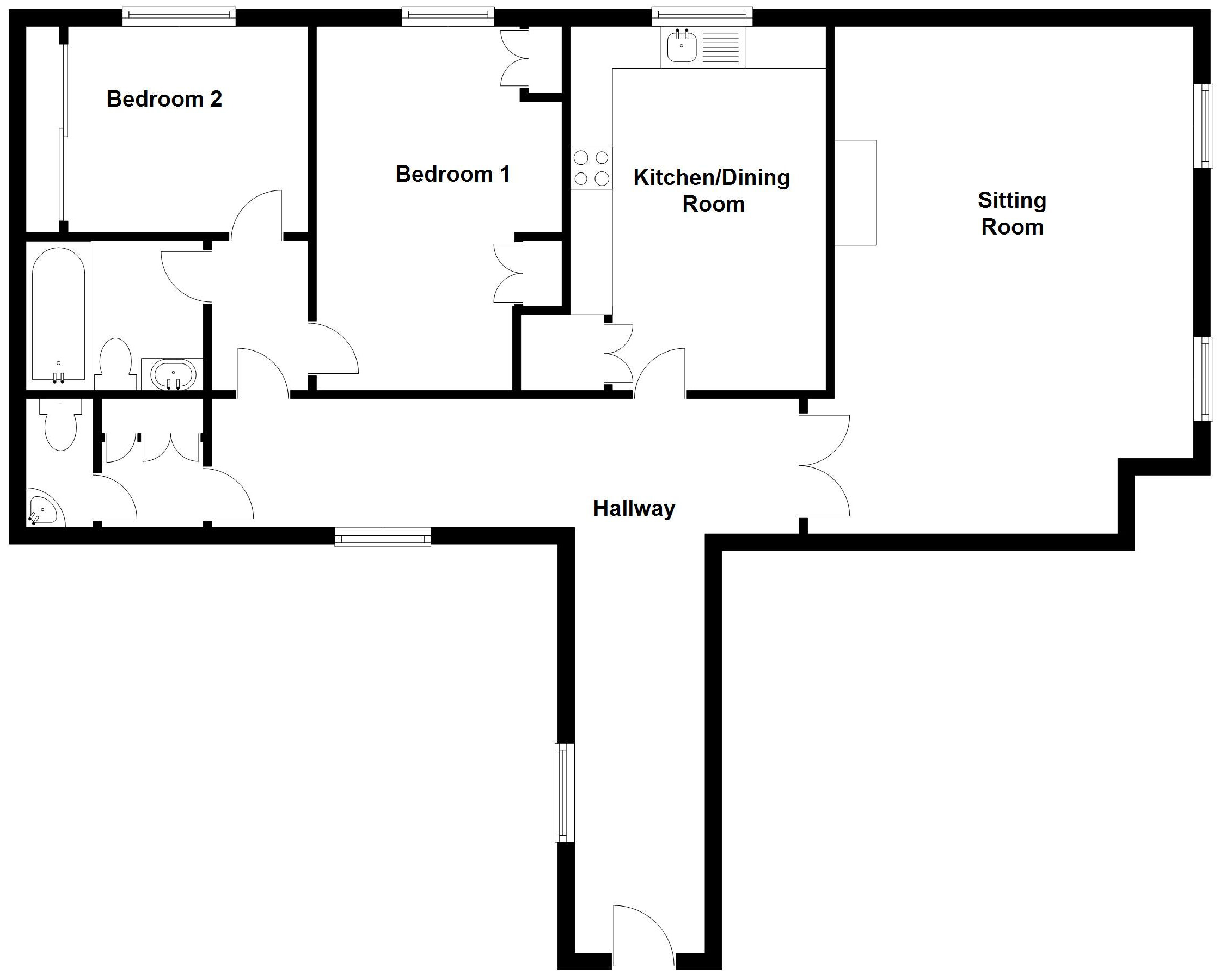 Trehill House, Kenn, Near Exeter EX6, 2 bedroom flat for sale ...