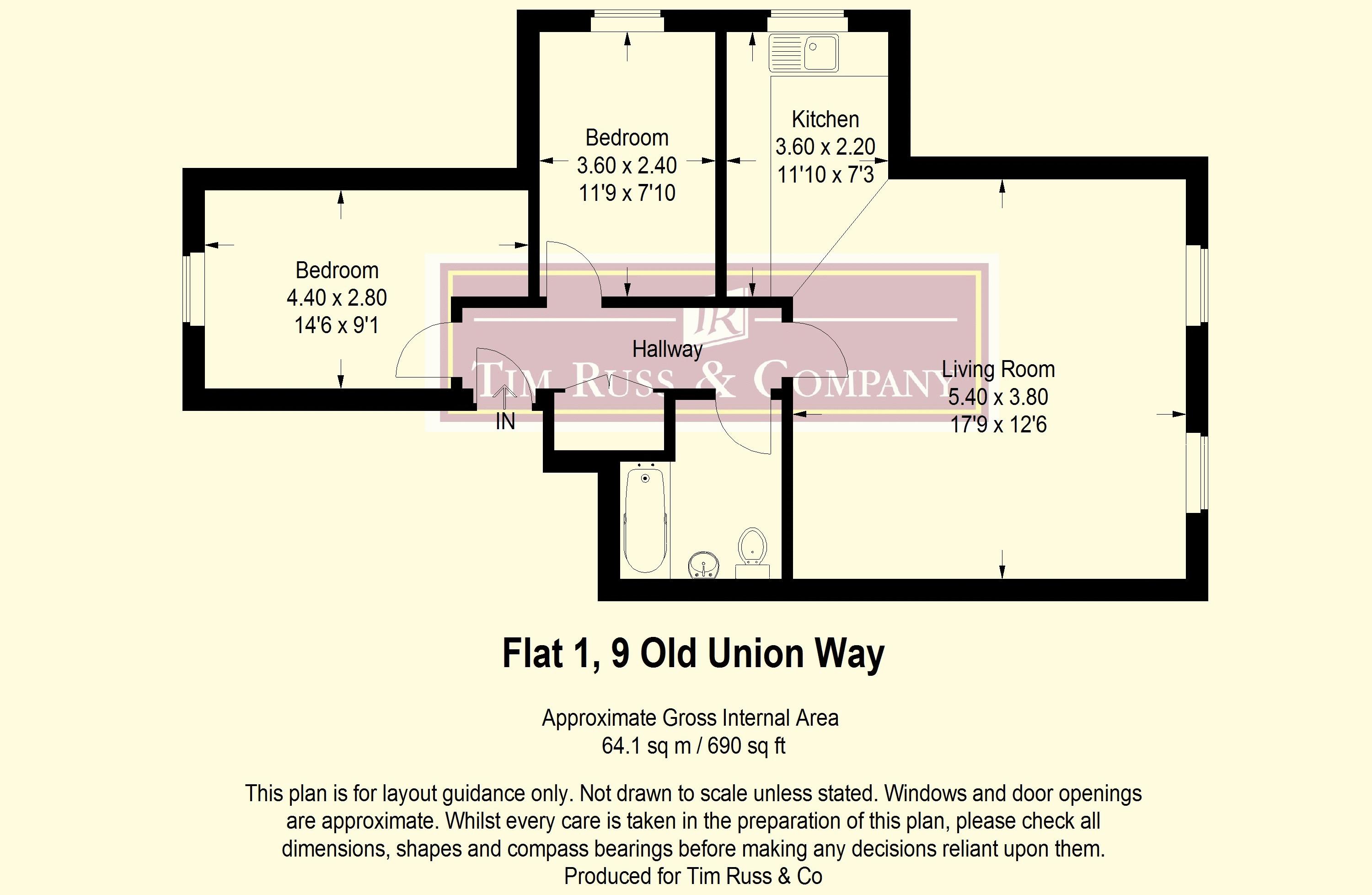 Free property report Flat 1, 9, Old Union Way, Thame, OX9 2DF - Chimnie