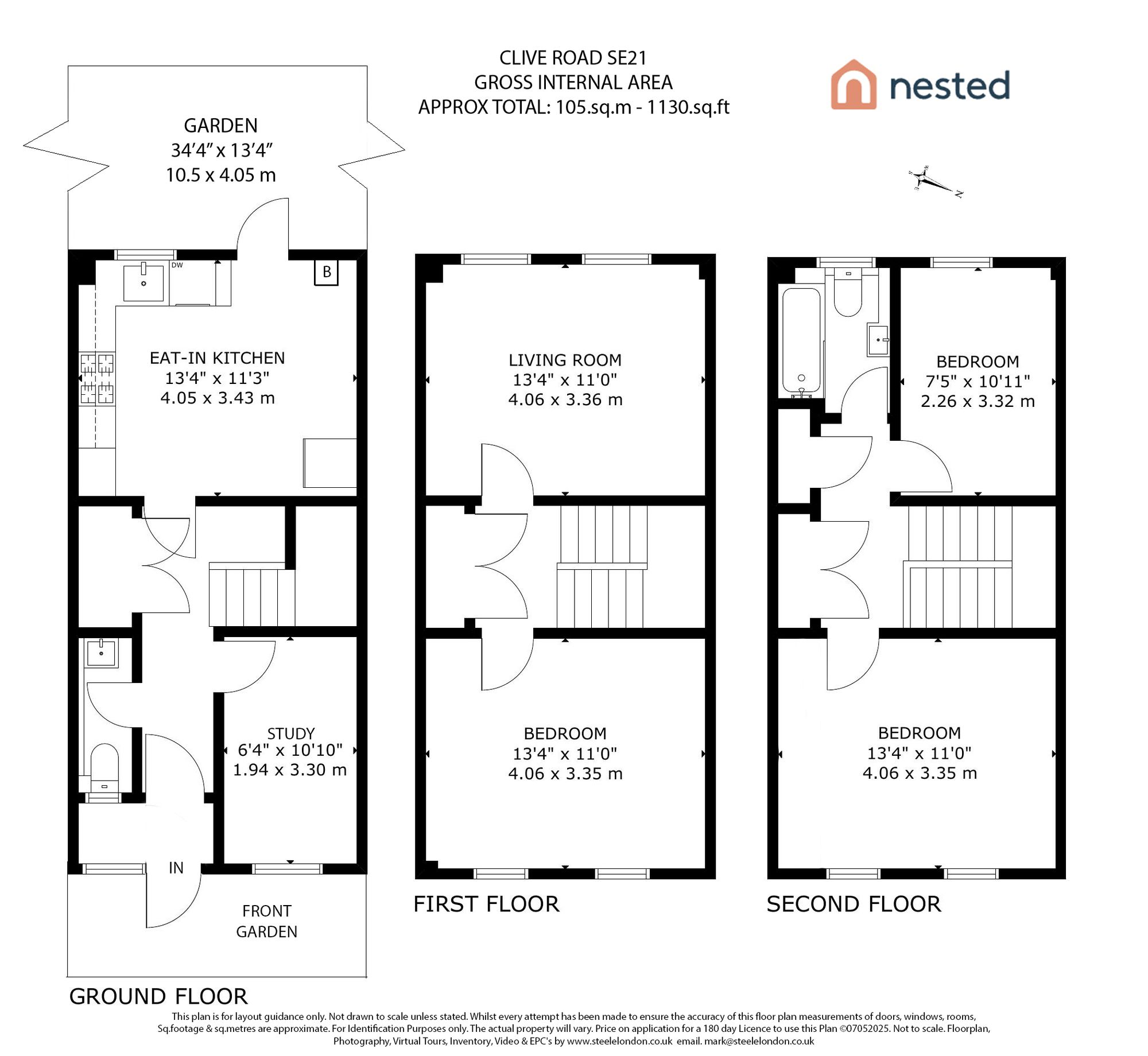 Clive Road, London SE21, 4 bedroom terraced house for sale - 70172052 ...