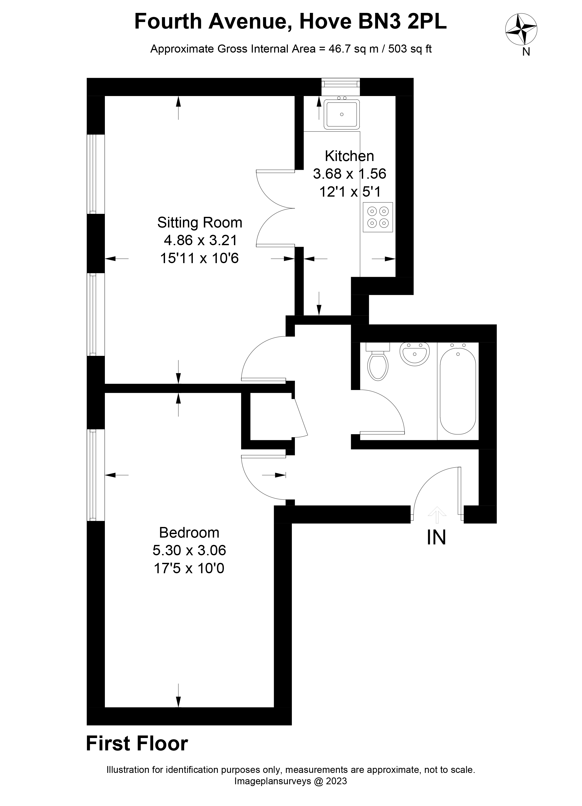Fourth Avenue, Hove BN3, 1 bedroom flat for sale - 65916859 | PrimeLocation