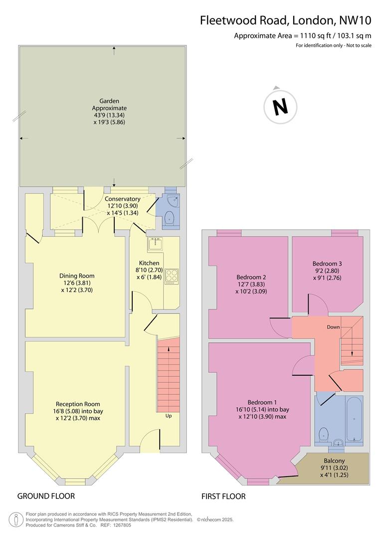 Fleetwood Road, London NW10, 3 bedroom terraced house for sale ...