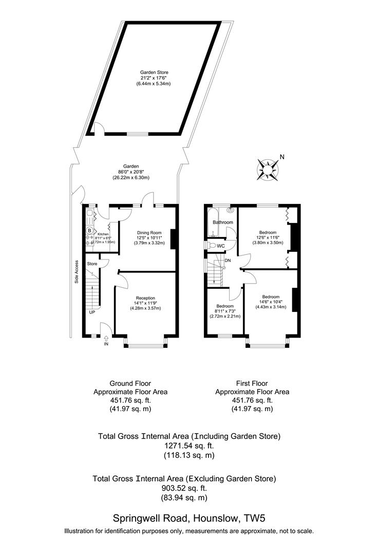 Springwell Road, Heston, Hounslow TW5, 3 bedroom semi-detached house ...