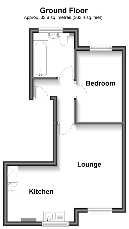 Clive Road, Fratton, Portsmouth, Hampshire PO1, 1 bedroom flat for sale ...
