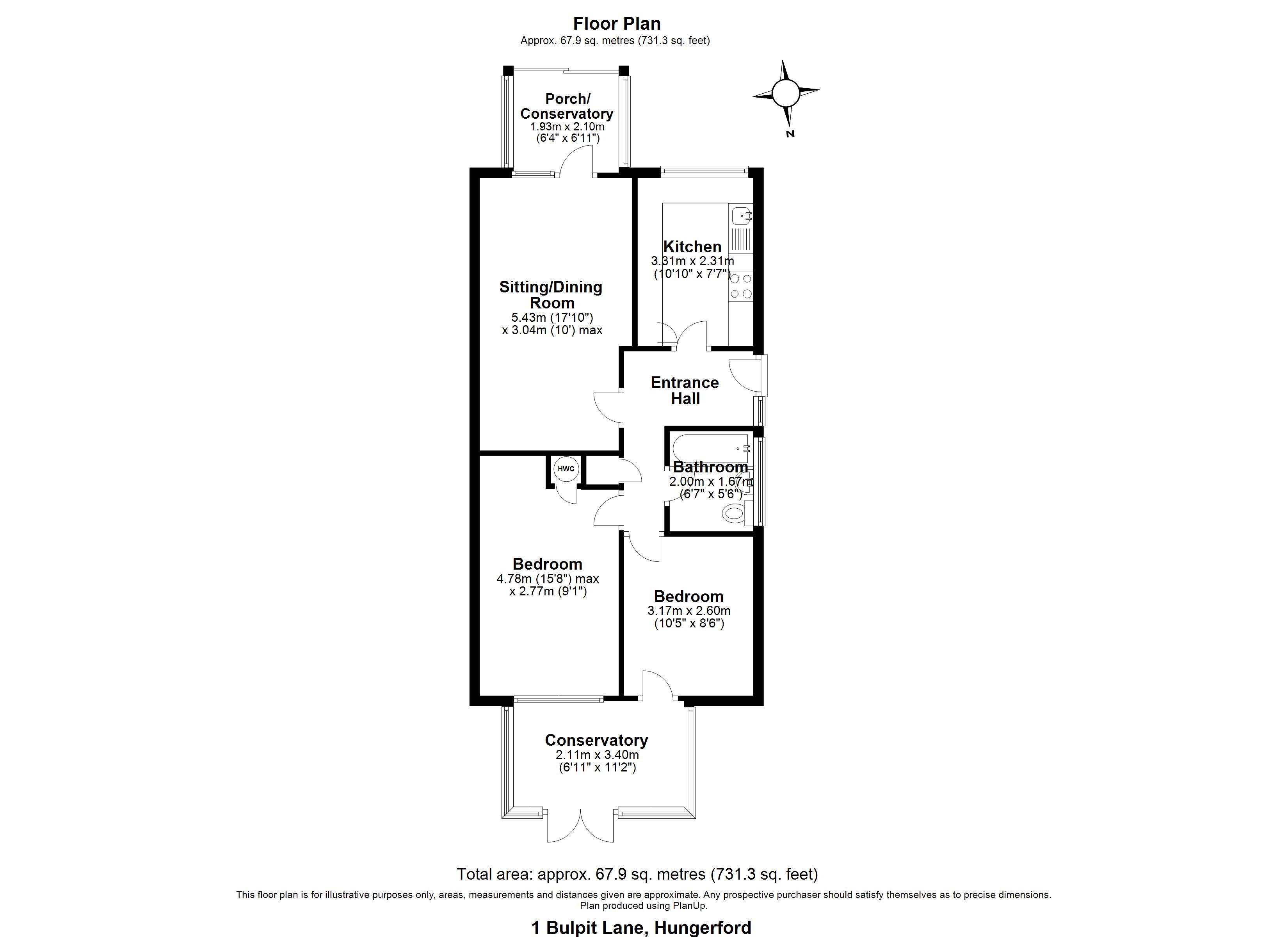 Bulpit Lane, Hungerford RG17, 2 bedroom semi-detached bungalow for sale ...