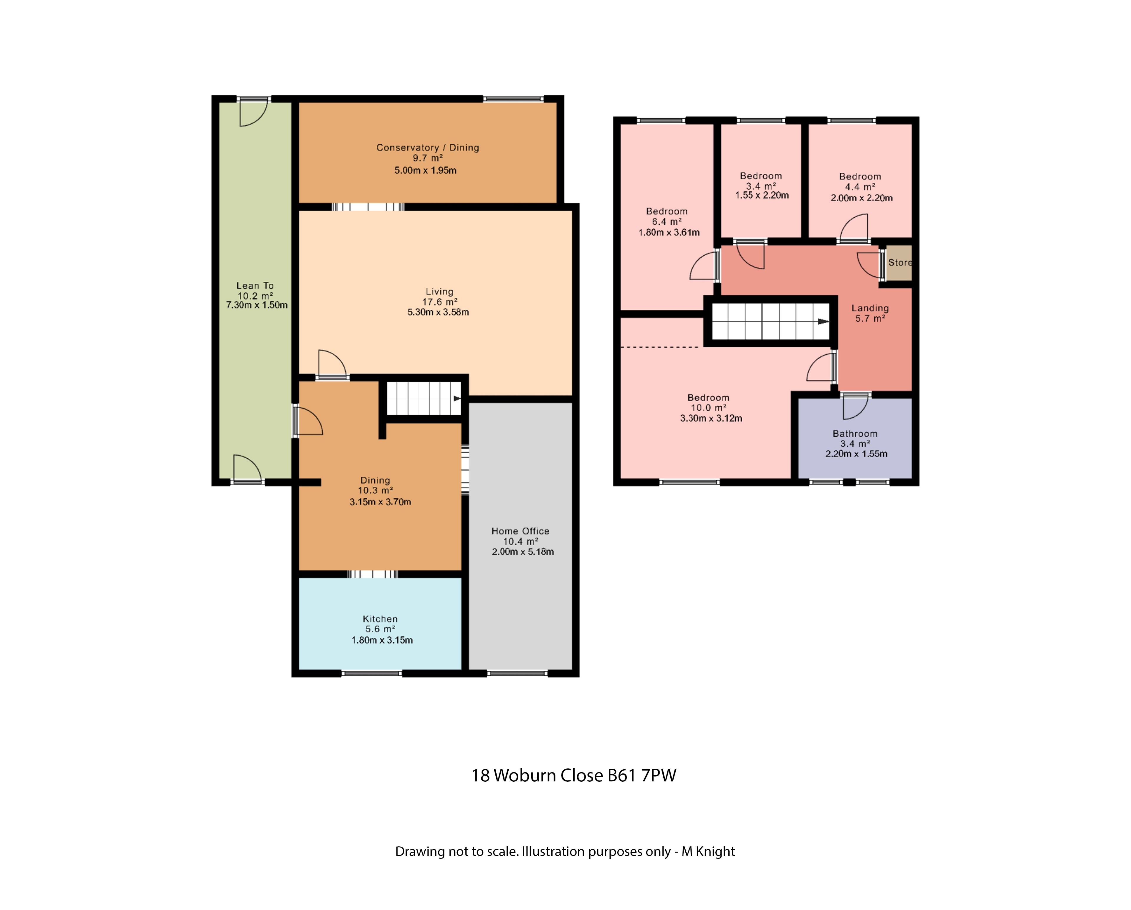 Woburn Close Bromsgrove B61 4 Bedroom Semi Detached House For Sale