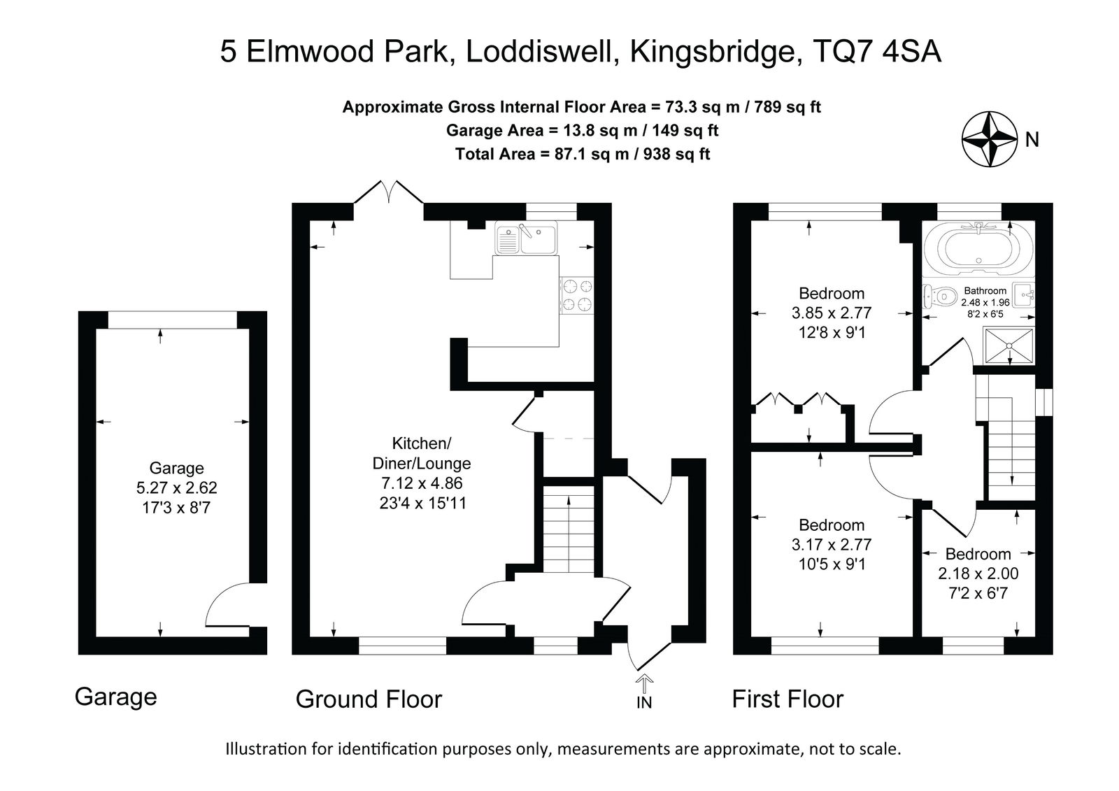 Elmwood Park, Loddiswell, Kingsbridge TQ7, 3 bedroom semi-detached ...