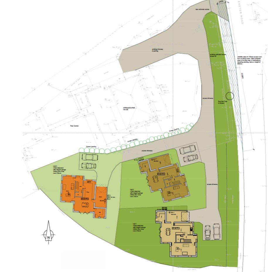 Land for sale in Springbourne Gardens, Cullompton EX15 - Zoopla