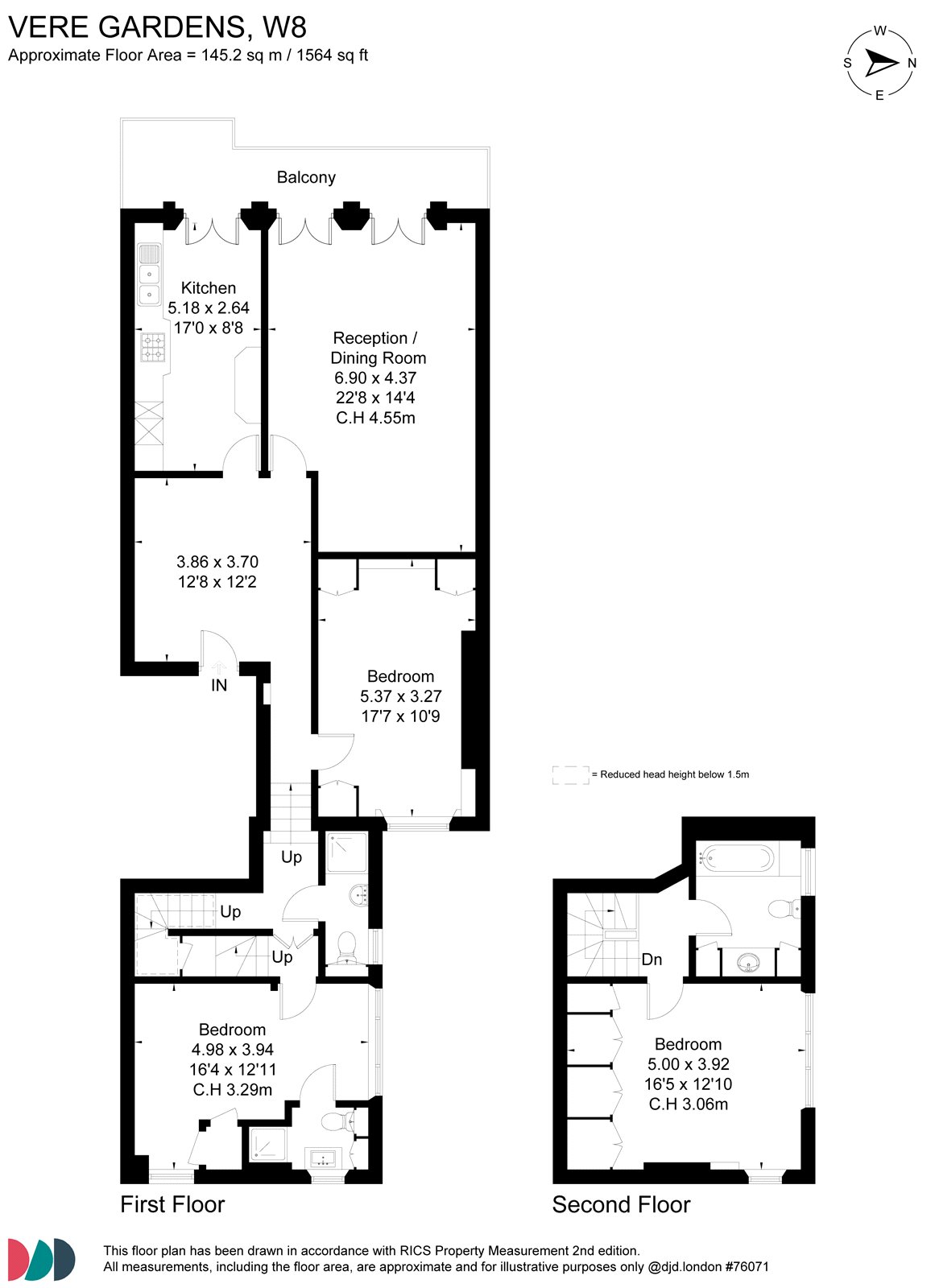 De Vere Gardens, Kensington, London W8, 3 bedroom flat for sale ...