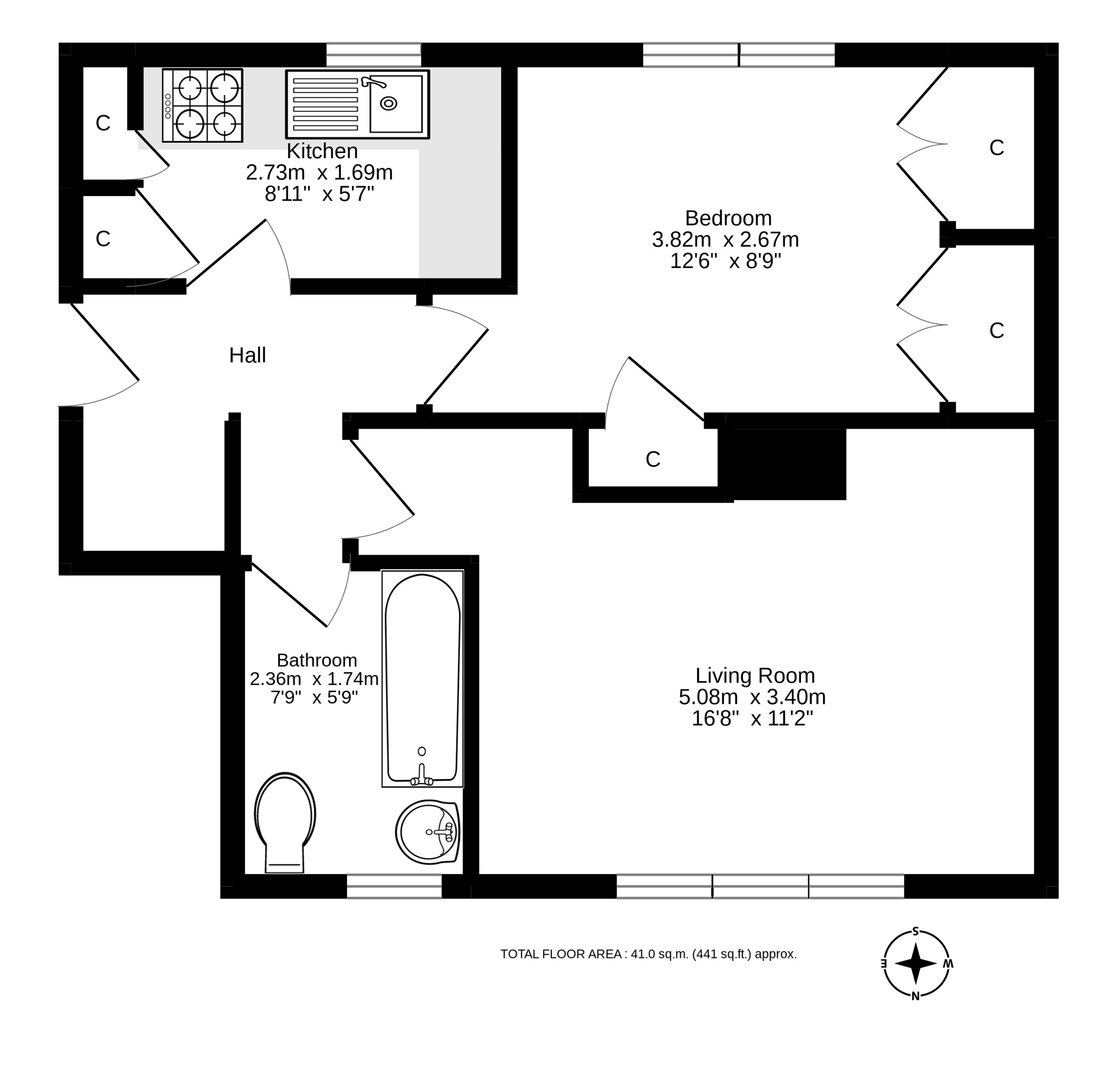 61 Pinkie Road, Musselburgh EH21, 1 bedroom flat for sale - 60760811 ...