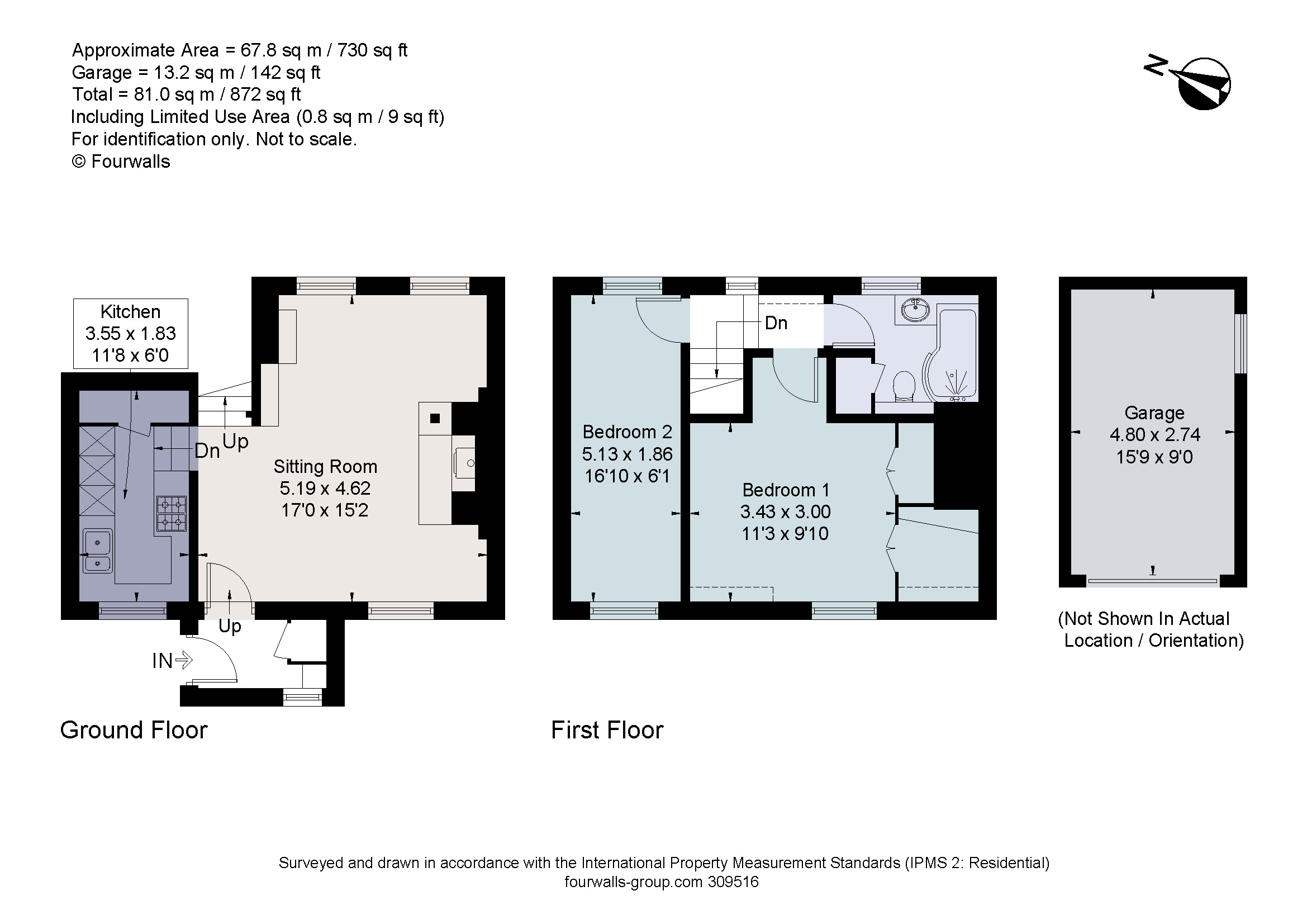Duke Street, Micheldever, Winchester, Hampshire SO21, 2 bedroom ...