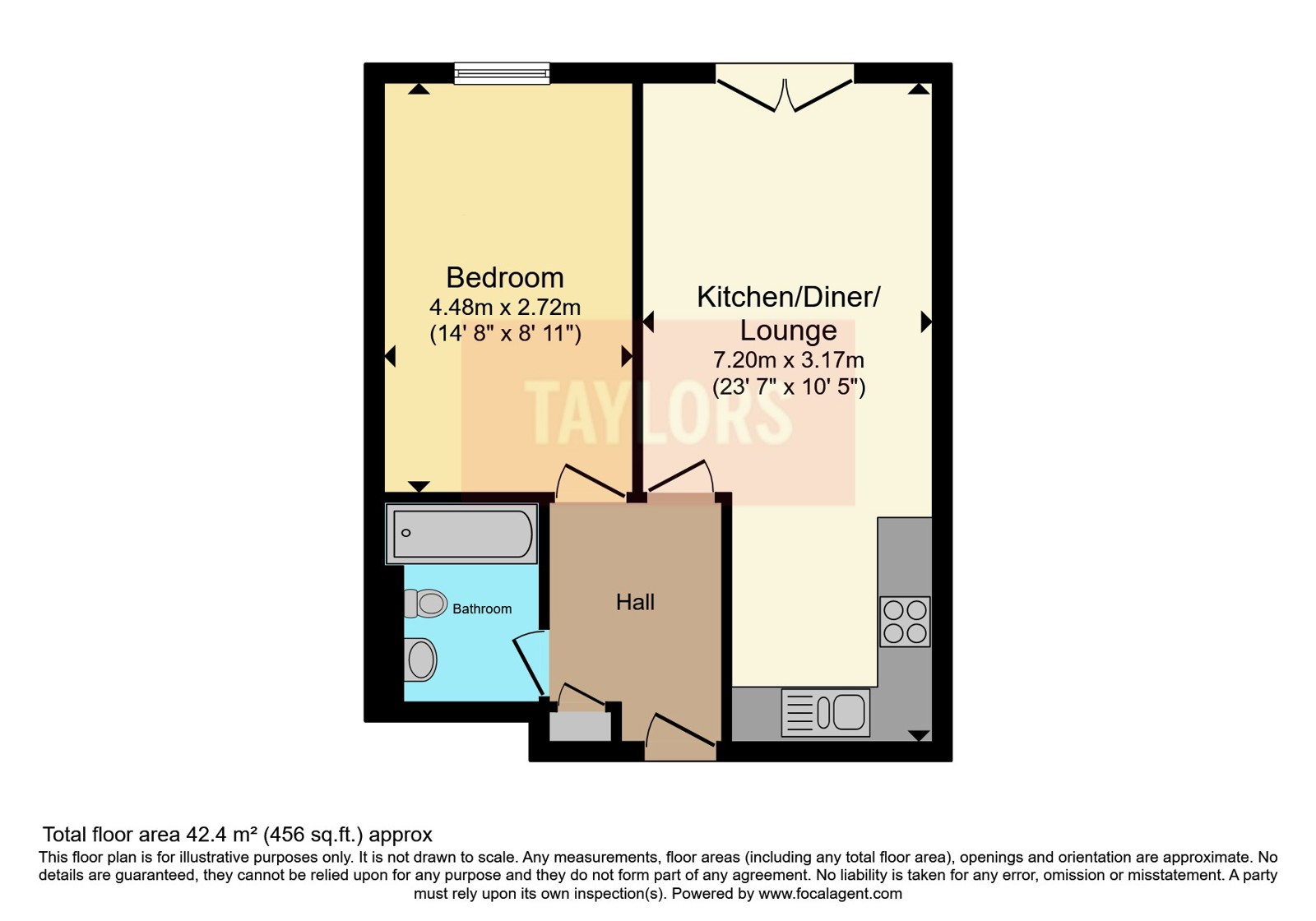 Castle Lane, Bedford, Bedfordshire MK40, 1 bedroom flat for sale ...