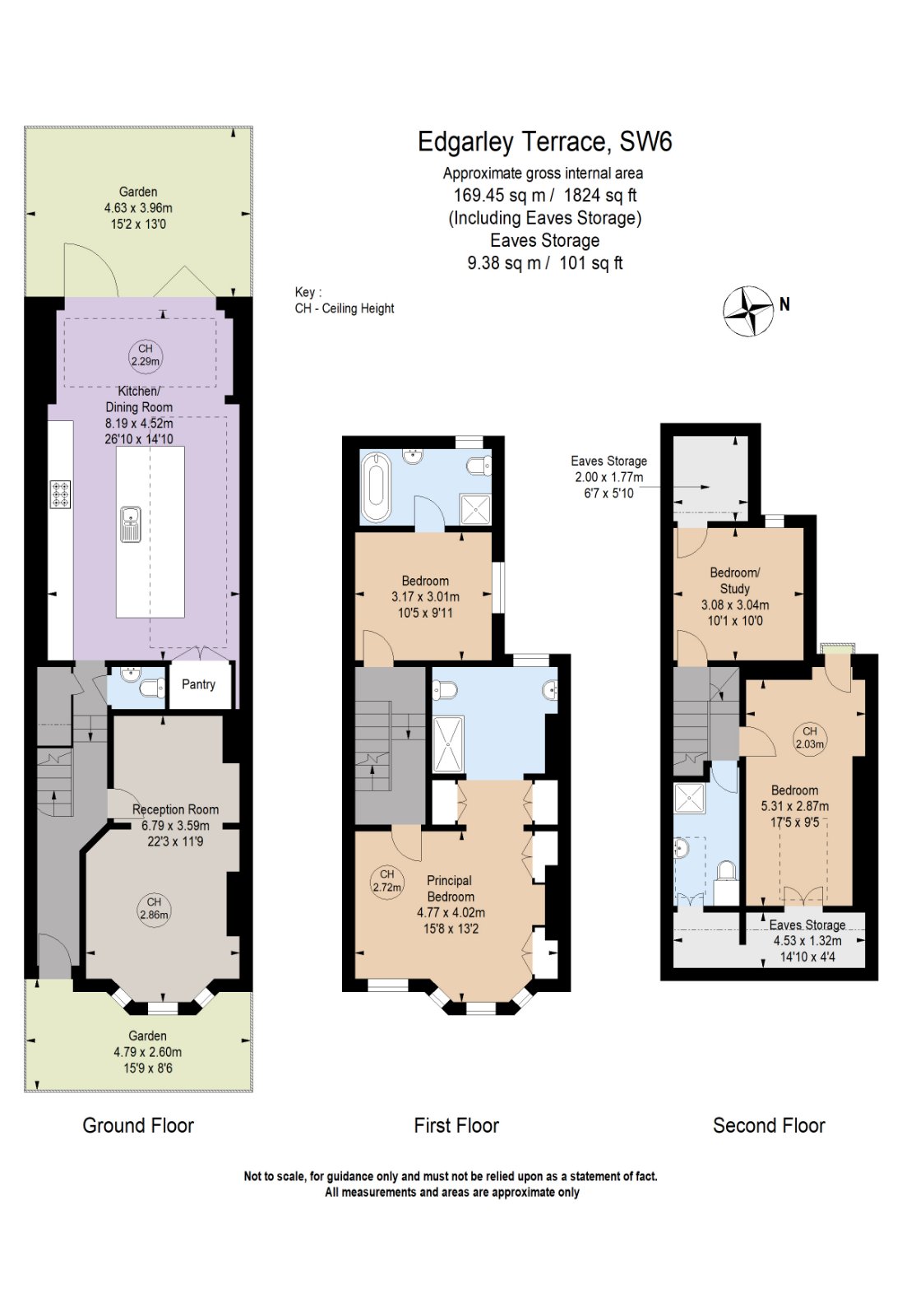 Edgarley Terrace, London SW6, 4 bedroom terraced house for sale ...