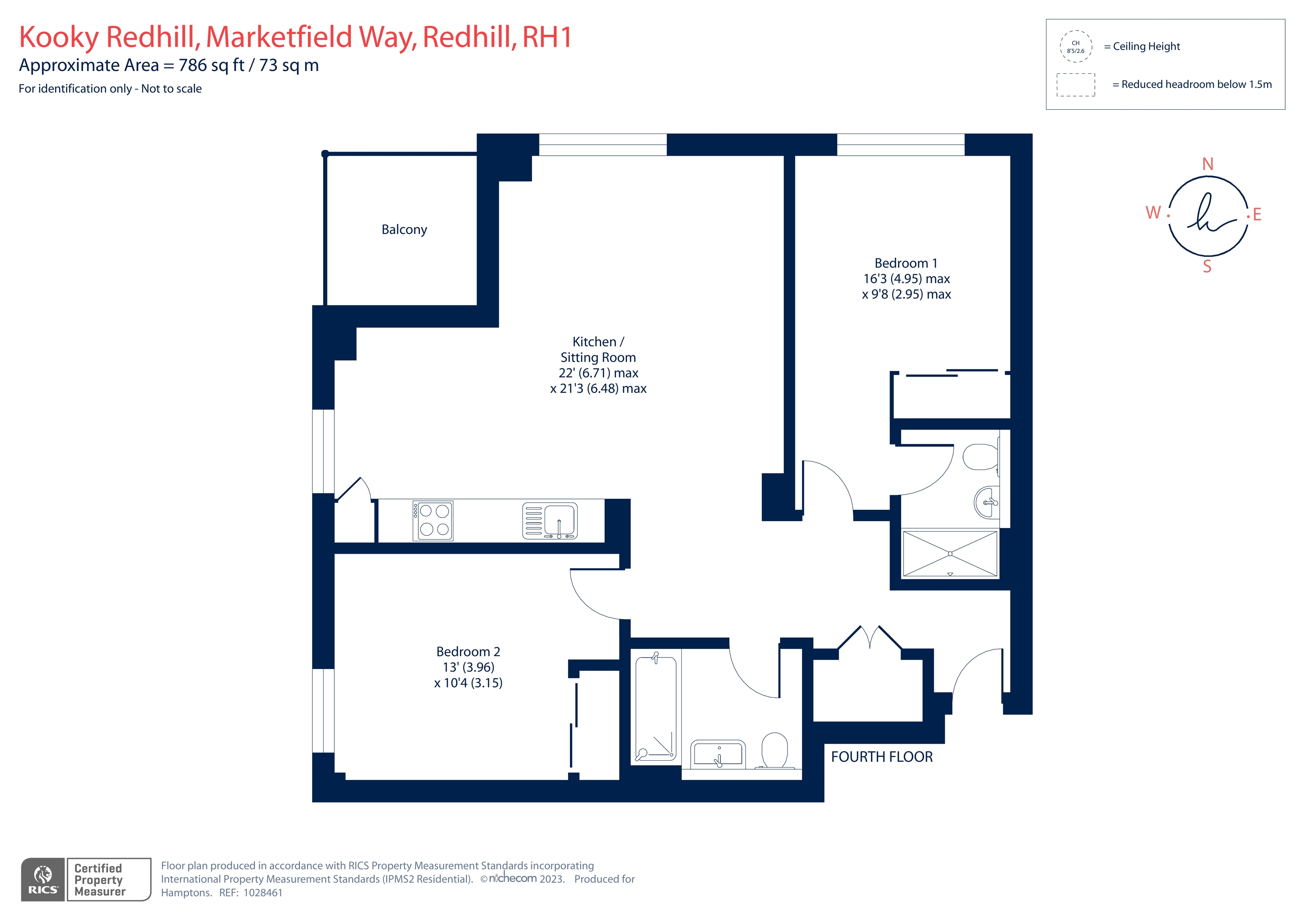 Kooky Redhill, 1 Marketfield Way, Redhill RH1, 2 bedroom flat to rent ...