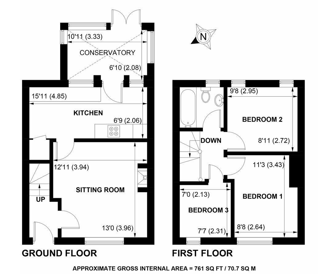 Testwood Crescent, Totton SO40, 3 bedroom semi-detached house for sale ...