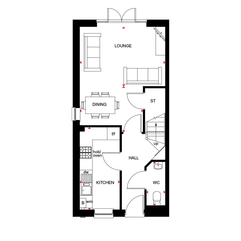 "Norbury" at Betony Meadow, Houghton Regis, Dunstable LU5, 3 bedroom ...